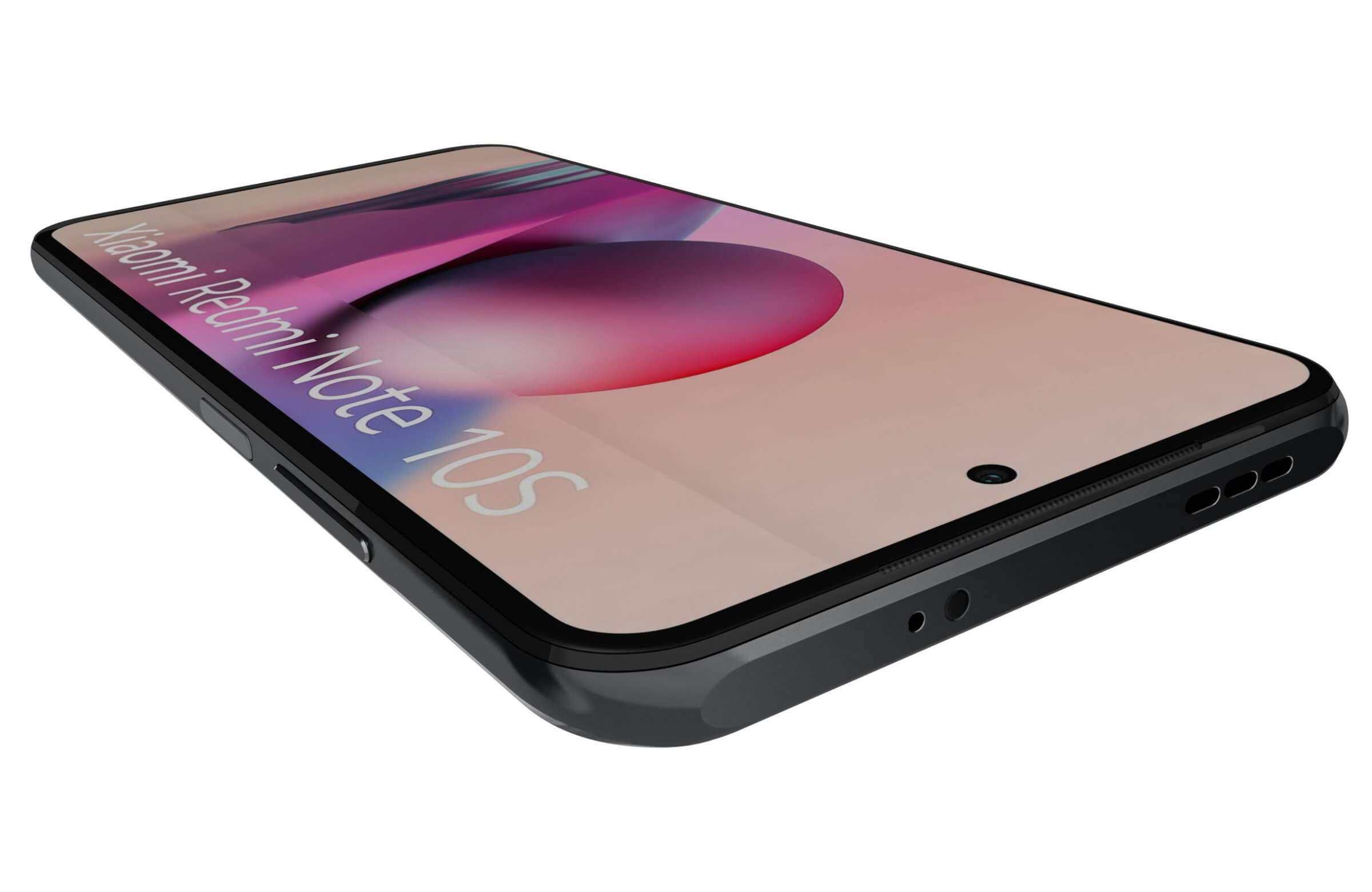 Xiaomi Redmi Note 10S Black - 3D Model by Rever_Art