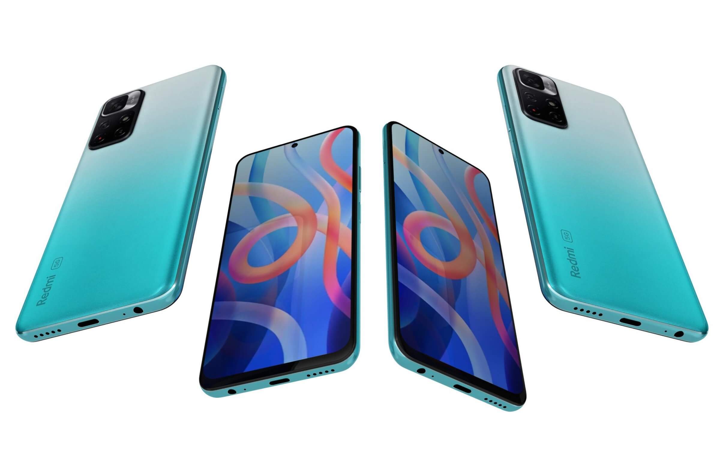 Xiaomi Redmi Note 11 Aquamarine Blue - 3D Model by Rever_Art