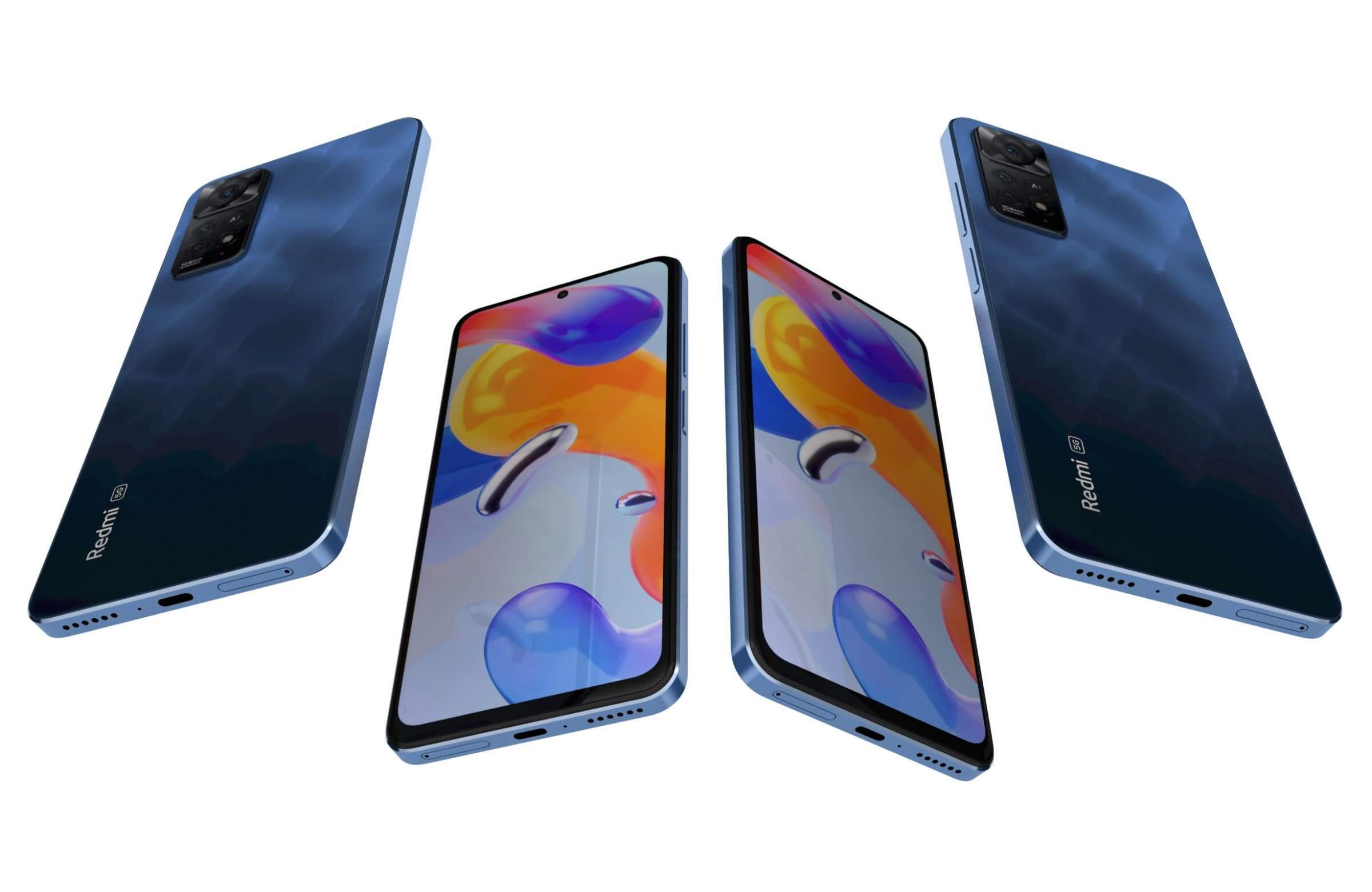 Xiaomi Redmi Note 11 Pro 5G All Colors - 3D Model by Rever_Art