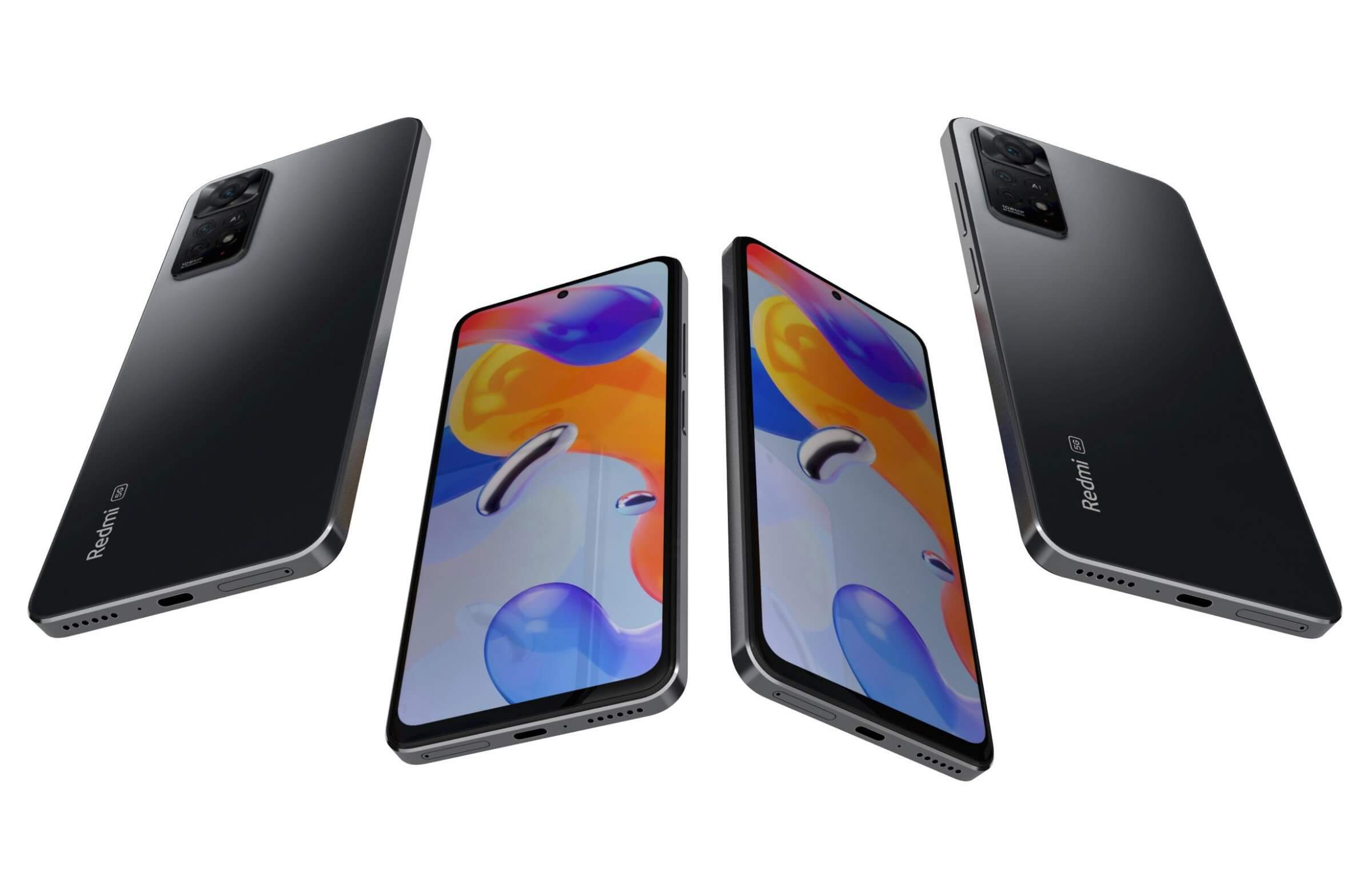 Xiaomi Redmi Note 11 Pro 5G All Colors - 3D Model by Rever_Art