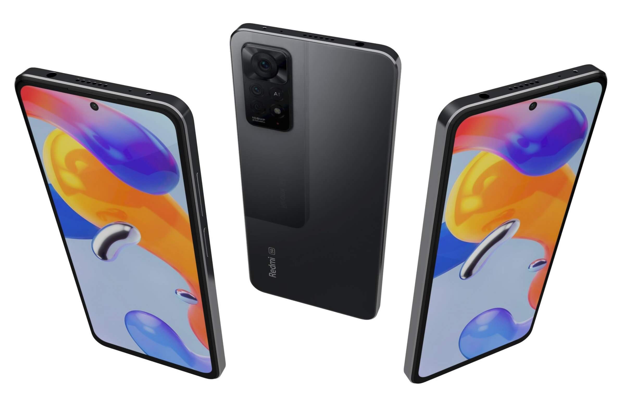 Xiaomi Redmi Note 11 Pro 5G Graphite Gray - 3D Model by Rever_Art