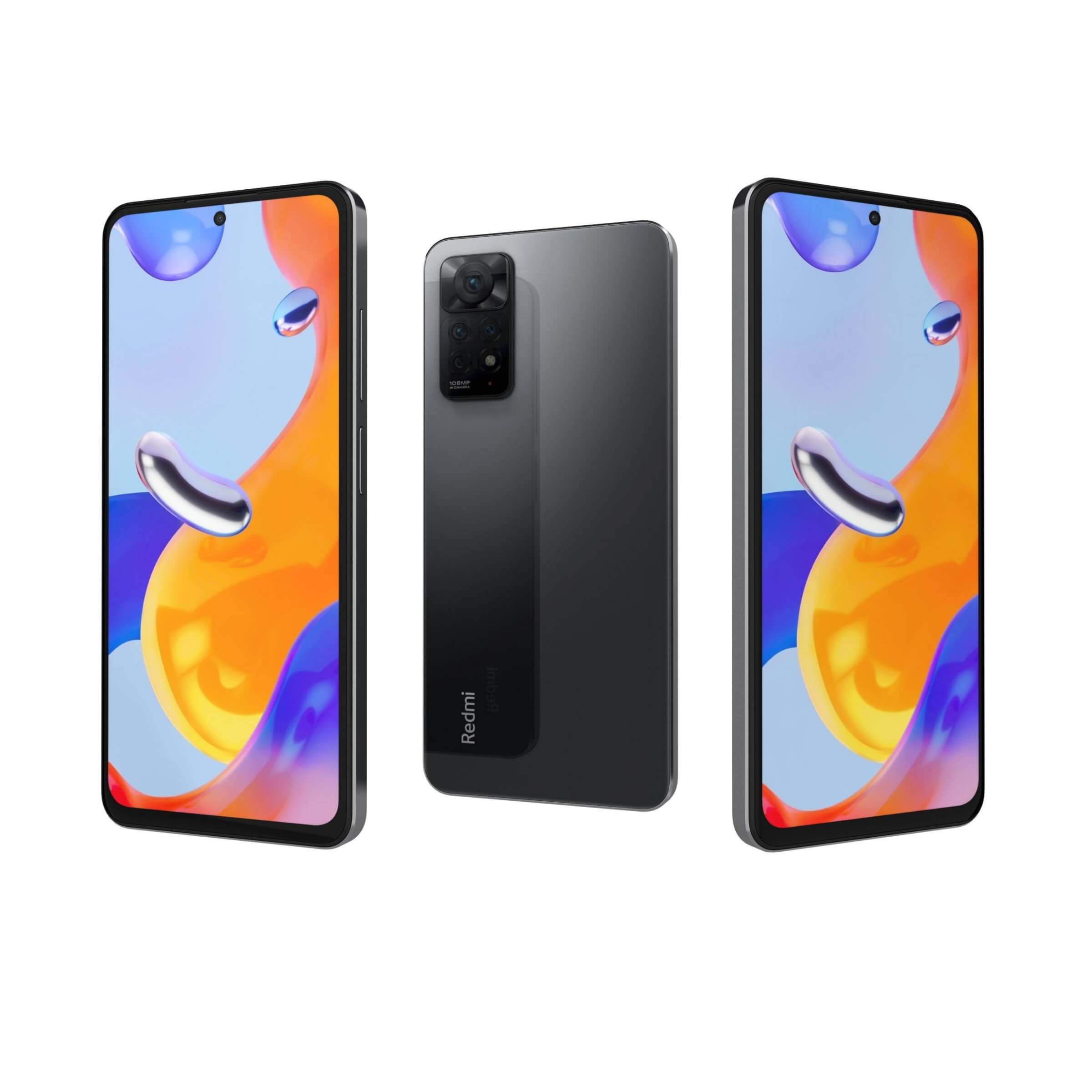 Xiaomi Redmi Note 11 Pro Graphite Gray - 3D Model by Rever_Art