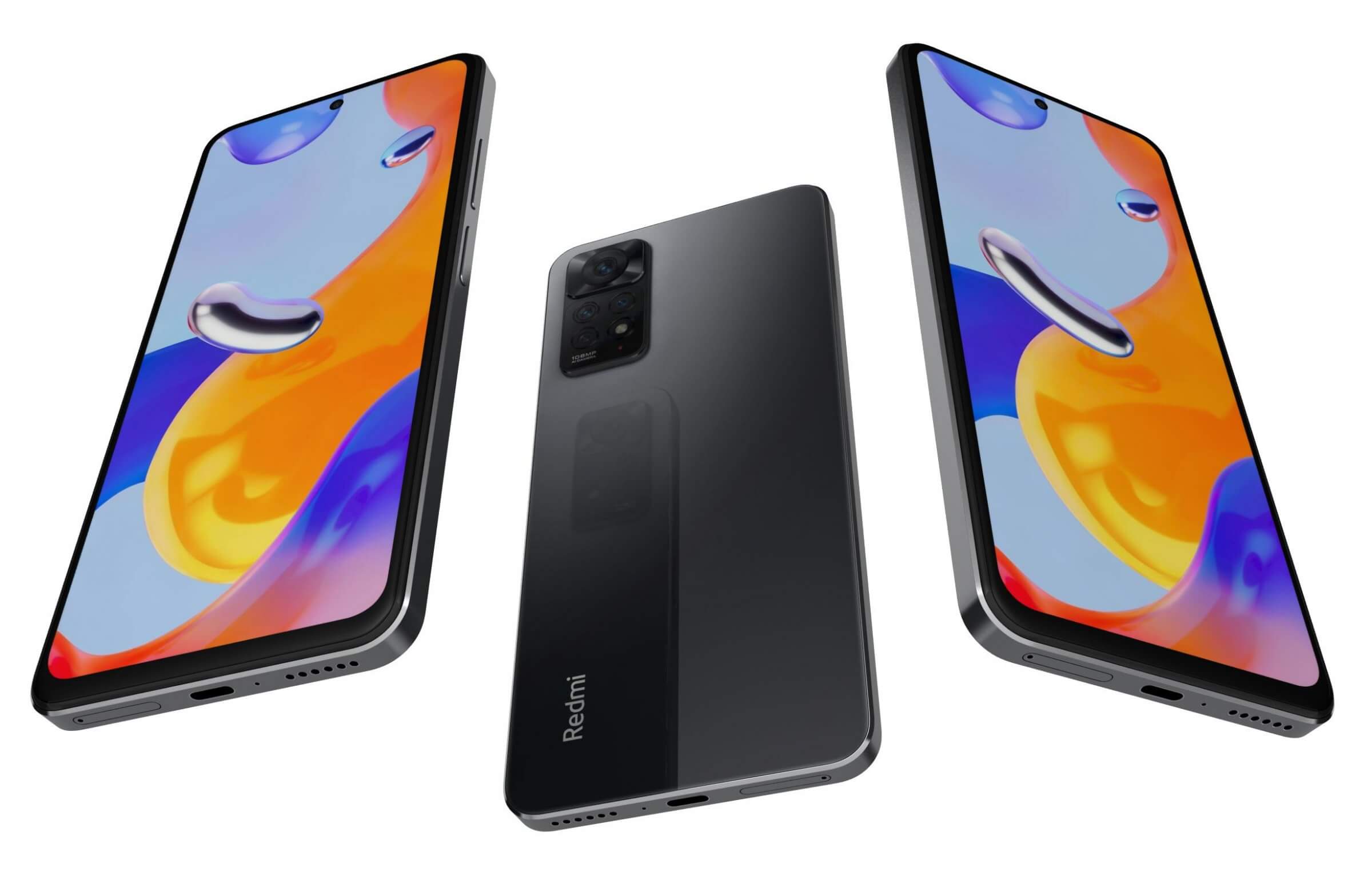 Xiaomi Redmi Note 11 Pro Graphite Gray - 3D Model by Rever_Art