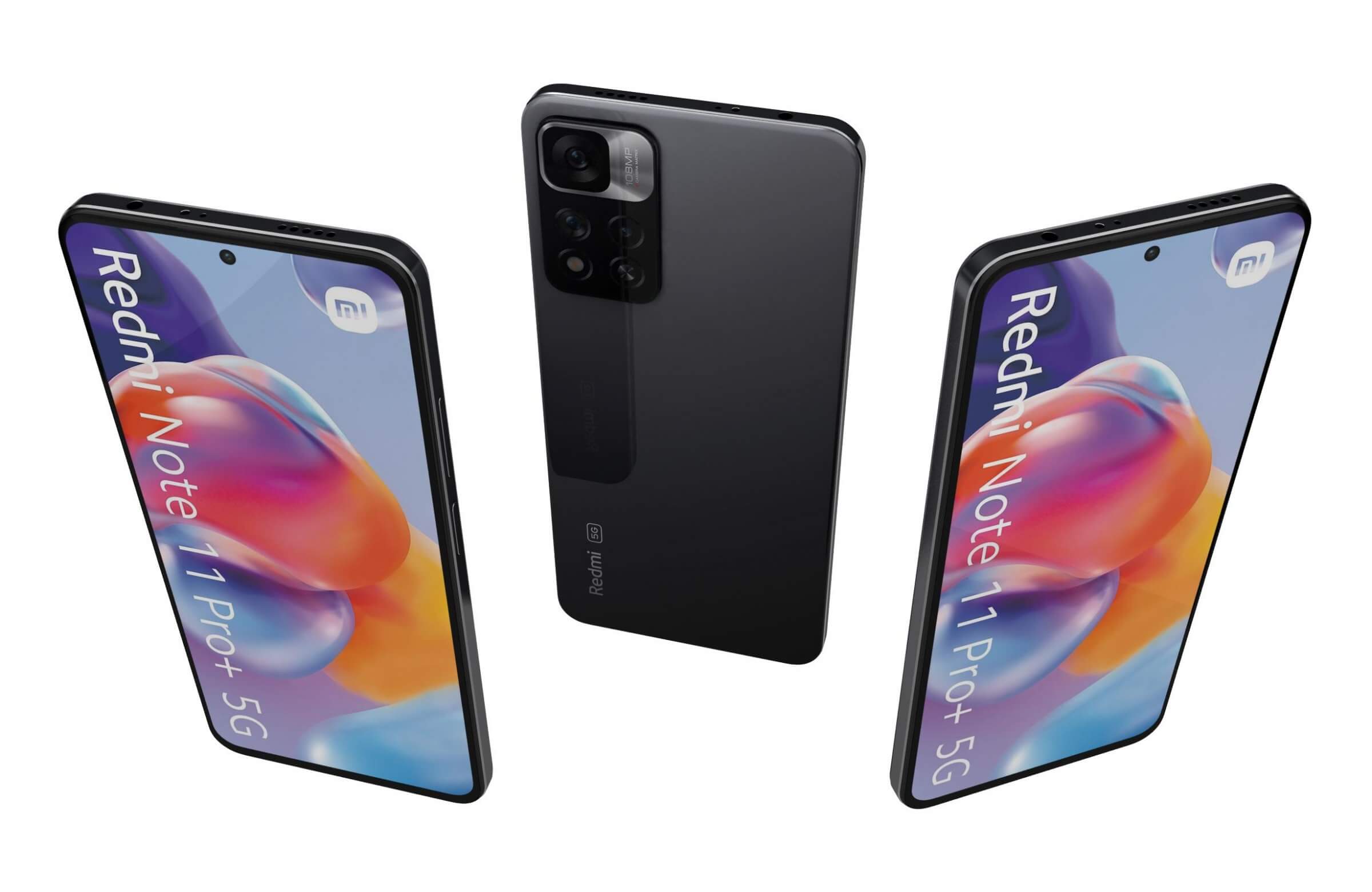 Xiaomi Redmi Note 11 Pro Plus 5G Black - 3D Model by Rever_Art