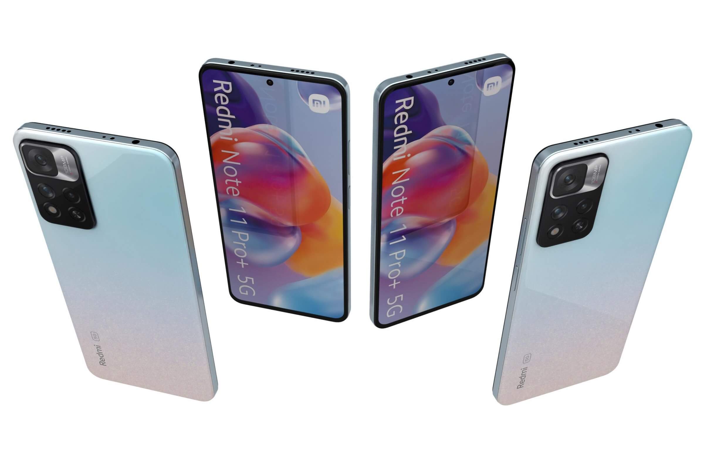 Xiaomi Redmi Note 11 Pro Plus 5G White - 3D Model by Rever_Art