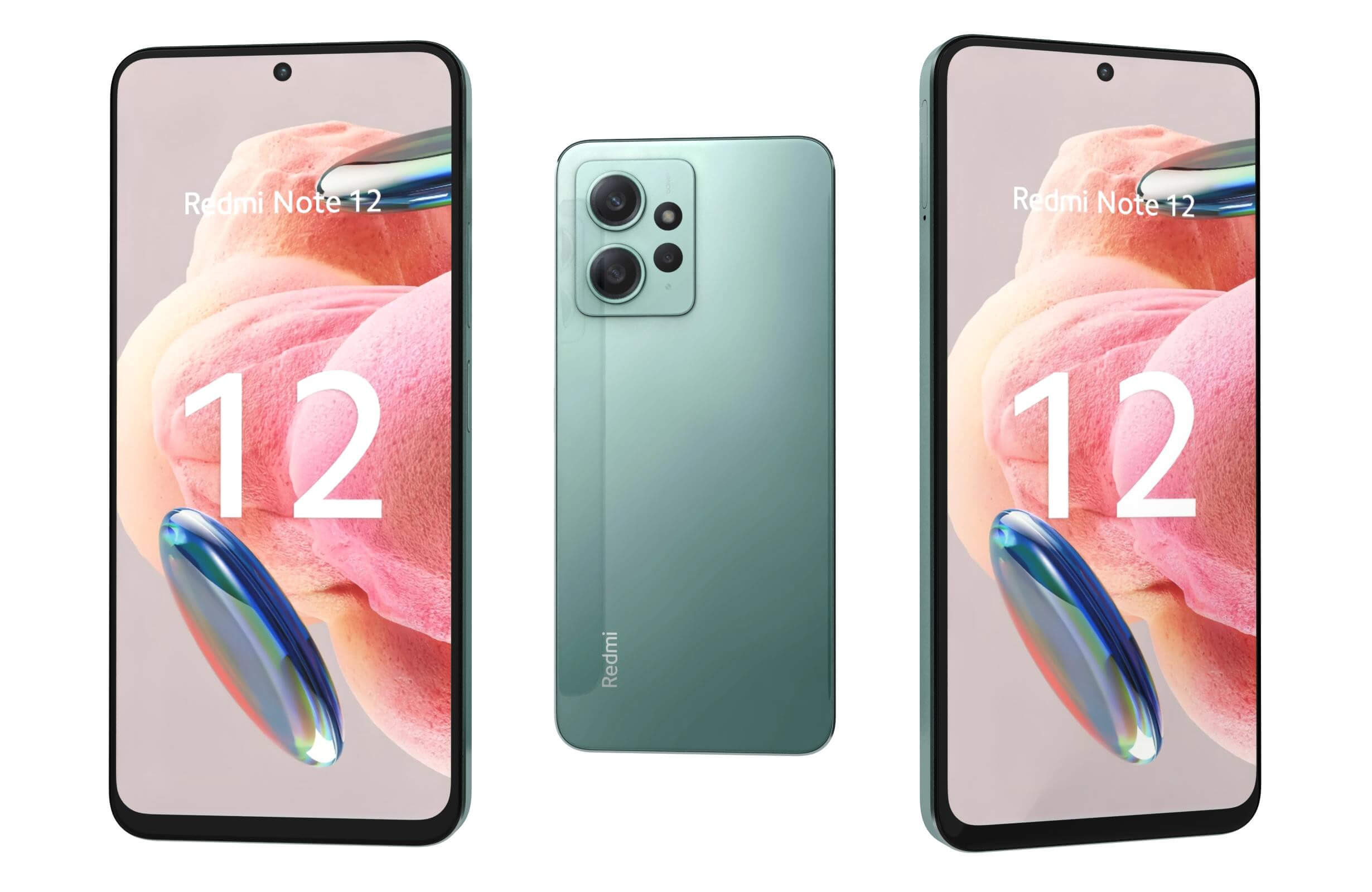 Xiaomi Redmi Note 12 4G All Colors - 3D Model by Rever_Art