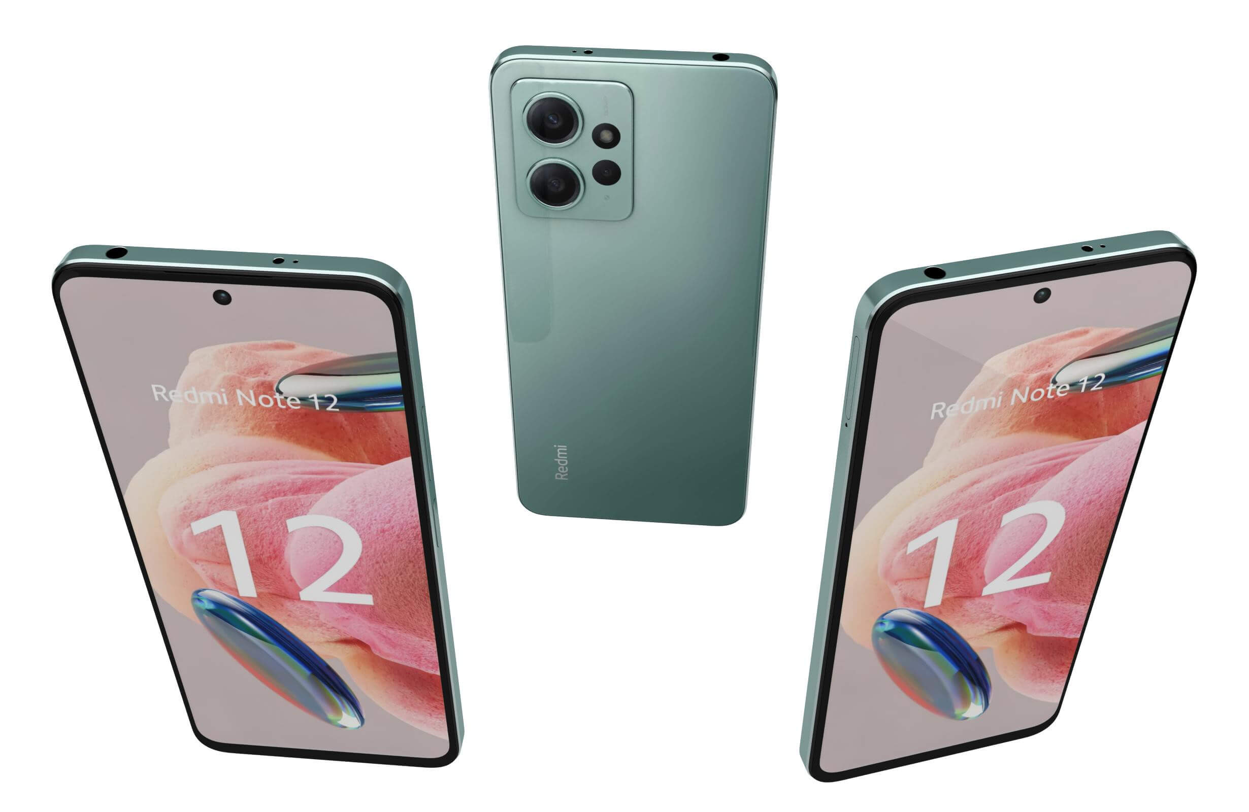 Xiaomi Redmi Note 12 4G All Colors - 3D Model by Rever_Art