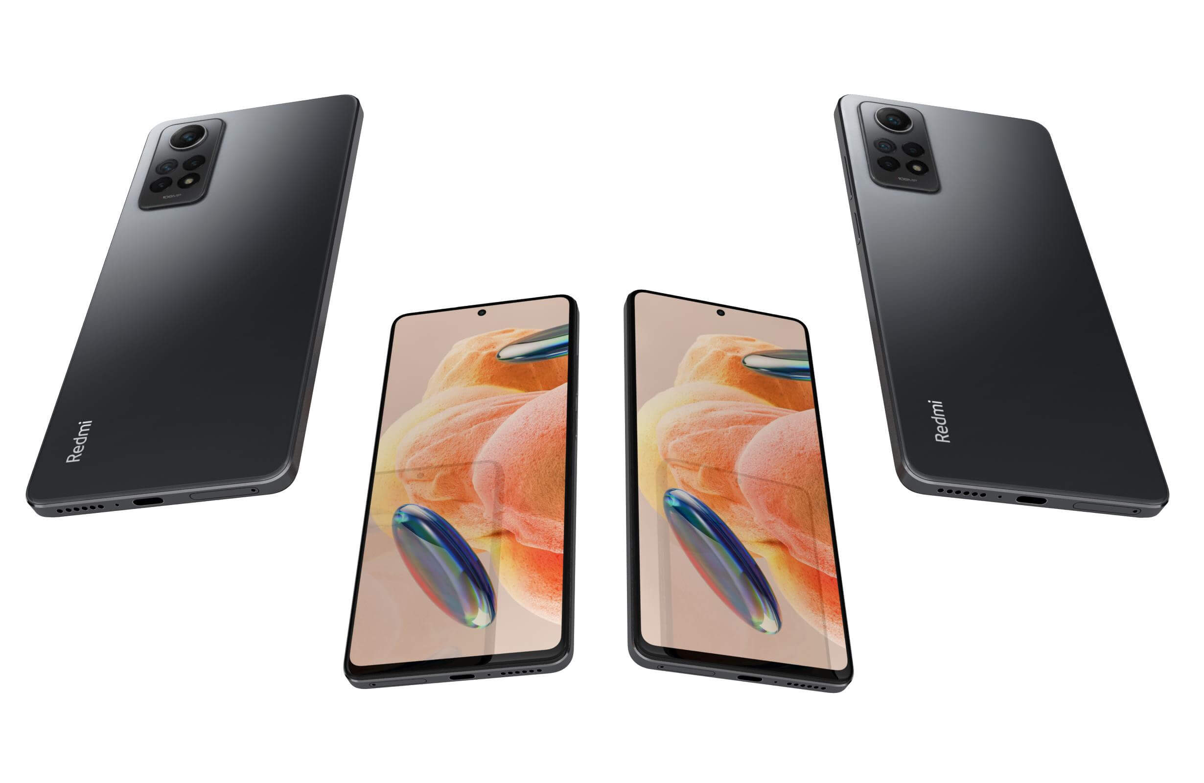 Xiaomi Redmi Note 12 Pro 4G All Colors - 3D Model by Rever_Art