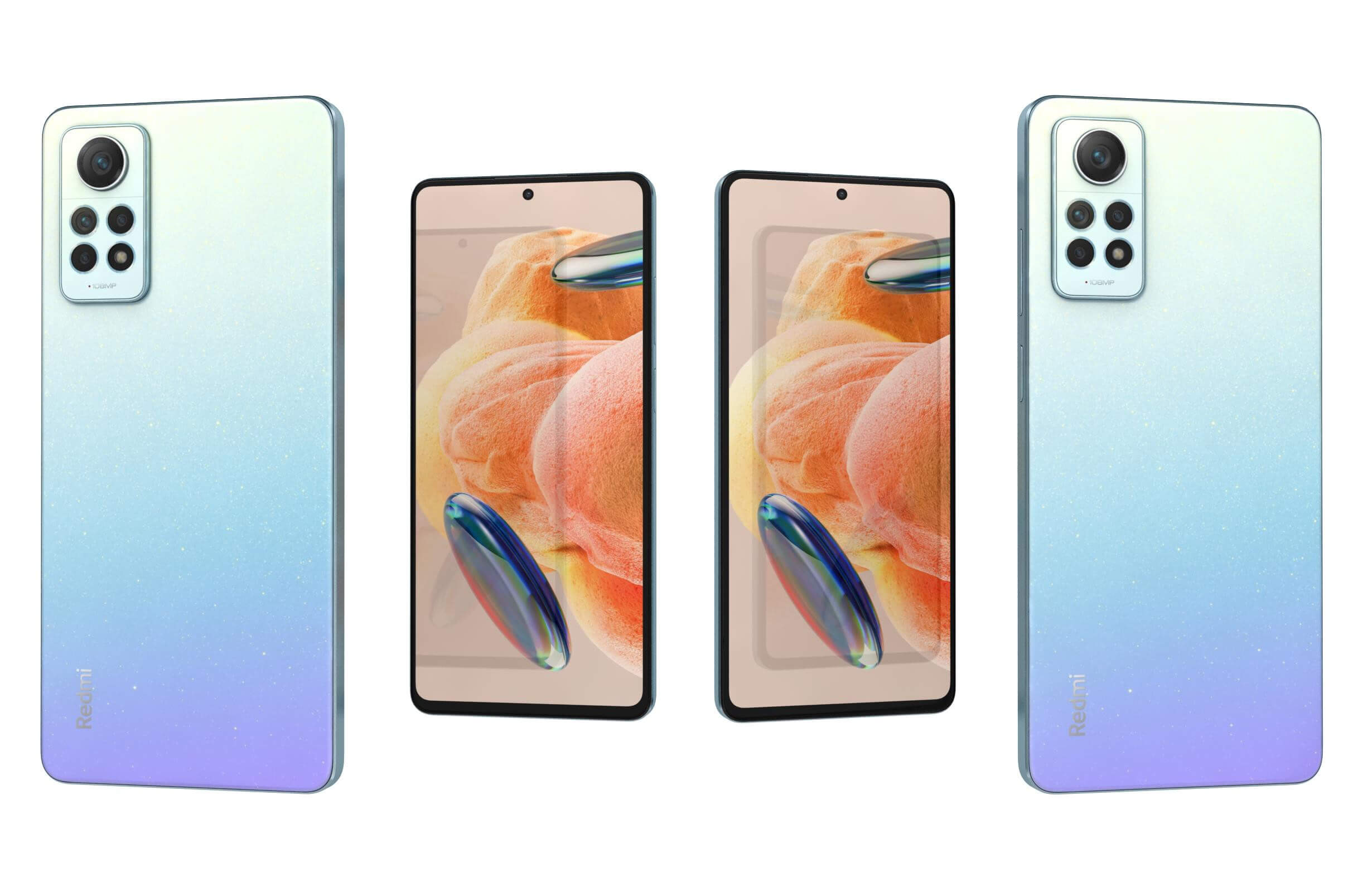 Xiaomi Redmi Note 12 Pro 4G All Colors - 3D Model by Rever_Art