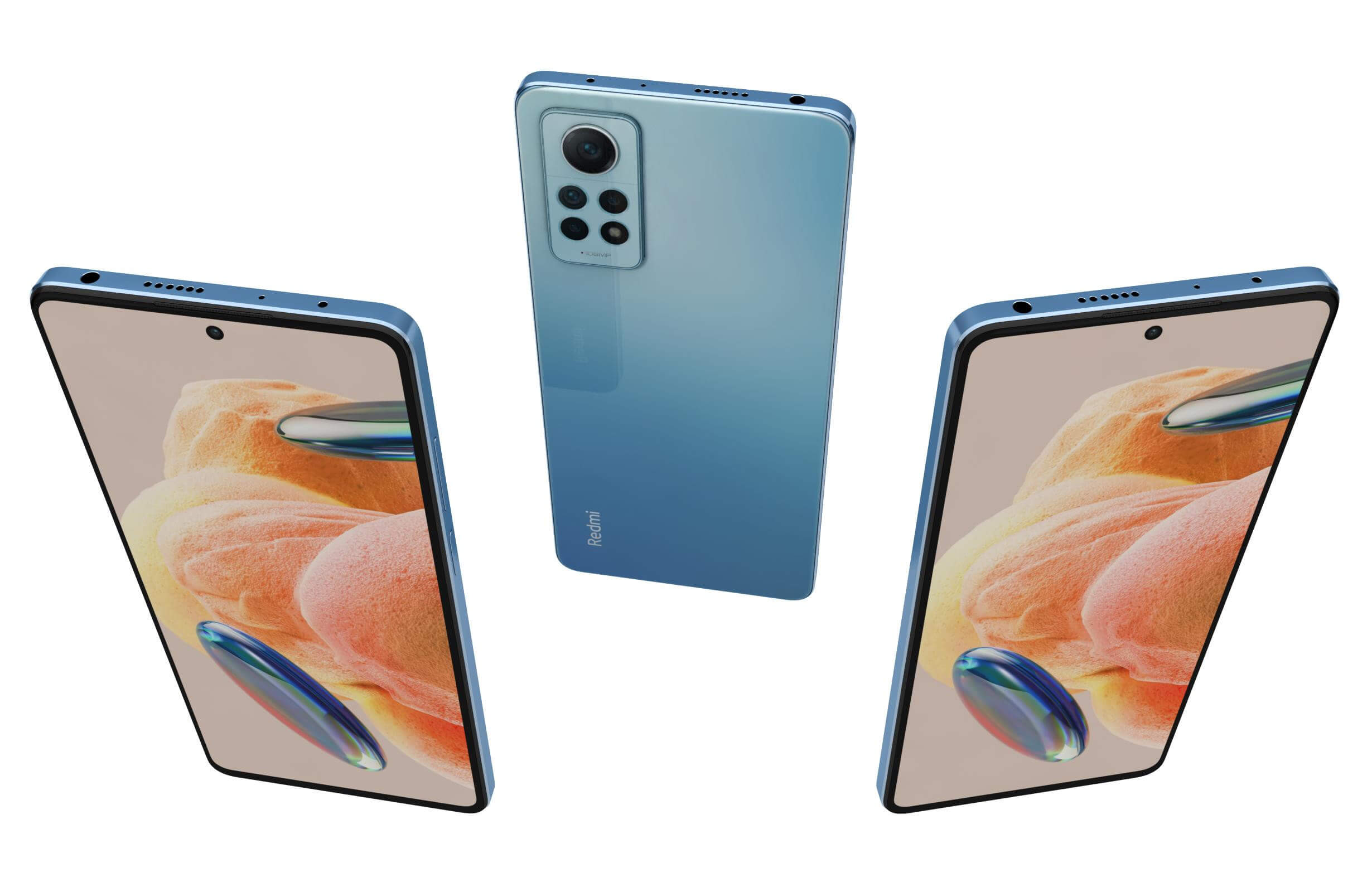 Xiaomi Redmi Note 12 Pro 4G All Colors - 3D Model by Rever_Art