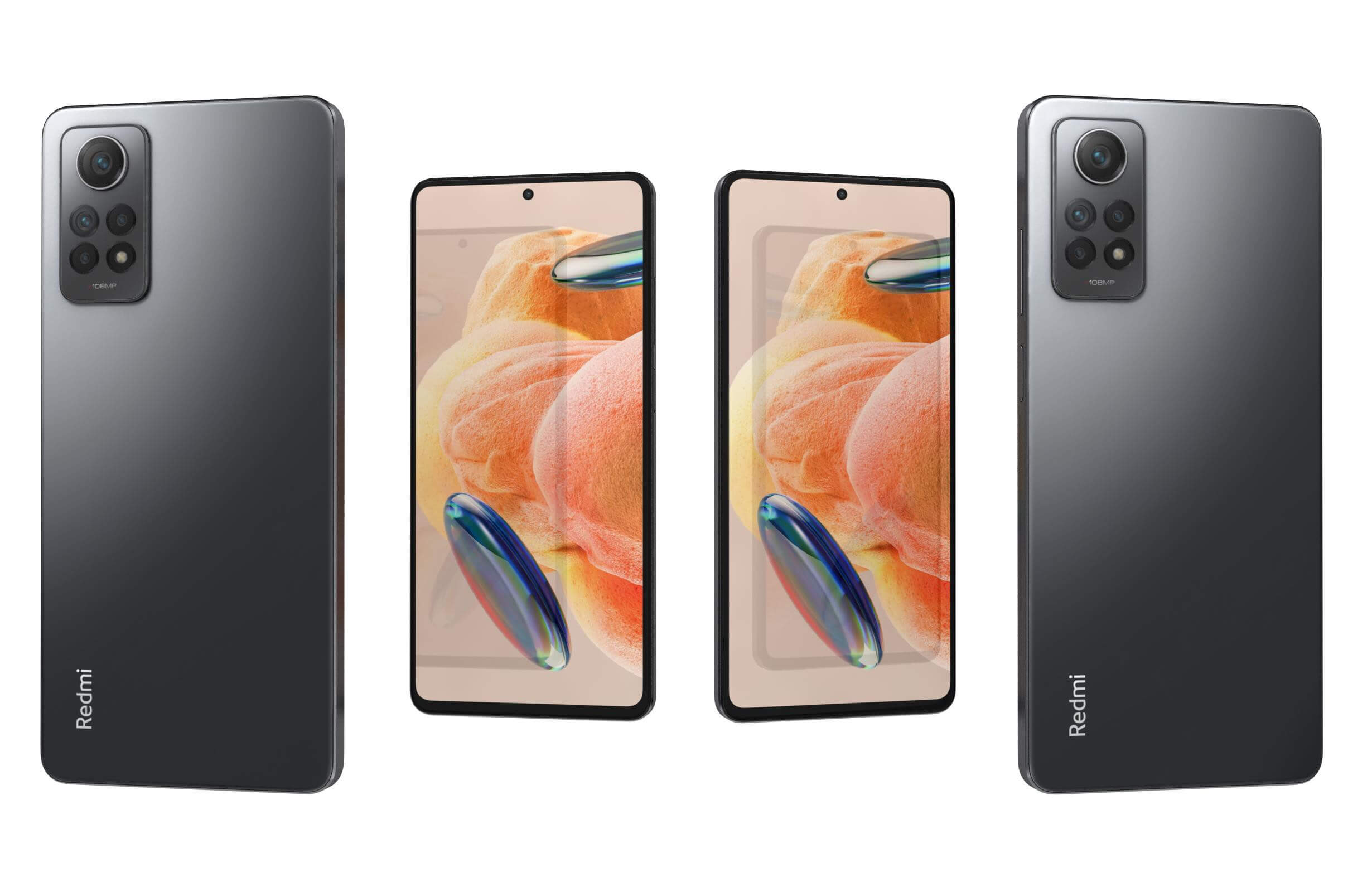 Xiaomi Redmi Note 12 Pro 4G Black - 3D Model by Rever_Art