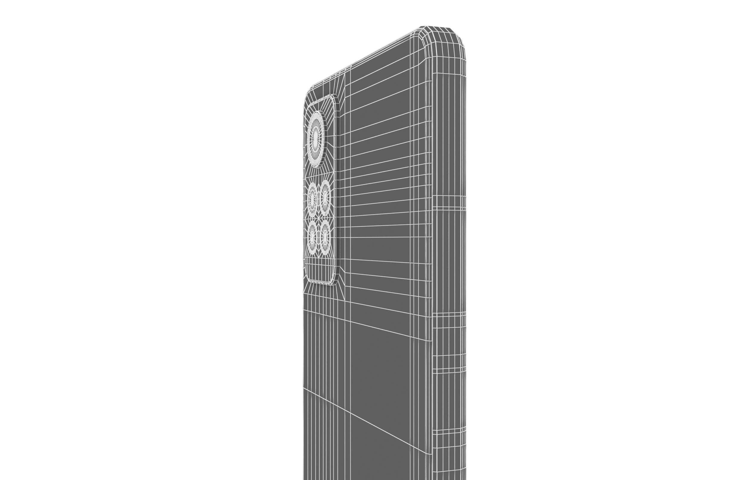 Xiaomi Redmi Note 12 Pro 4G Blue - 3D Model by Rever_Art