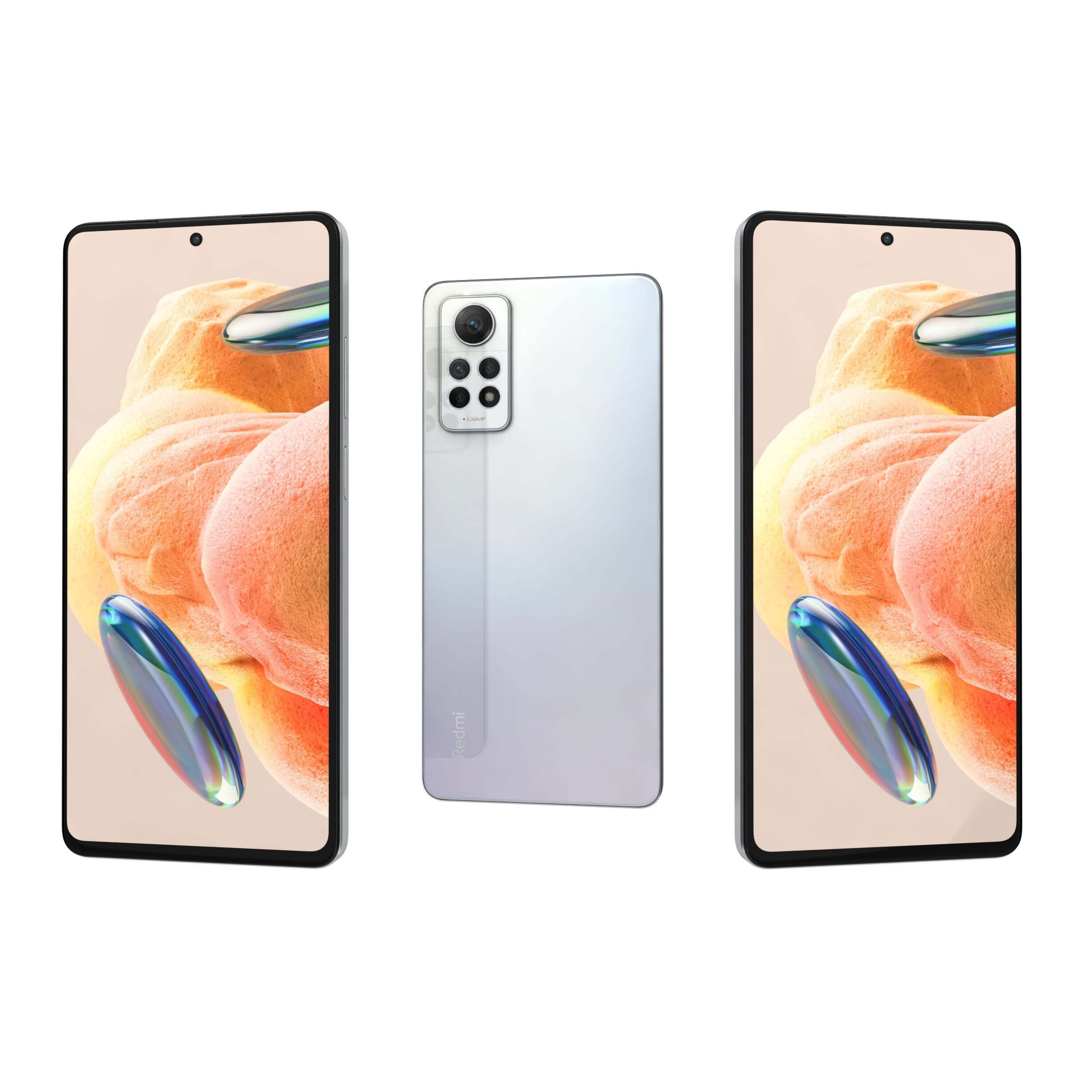 Xiaomi Redmi Note 12 Pro 4G White - 3D Model by Rever_Art