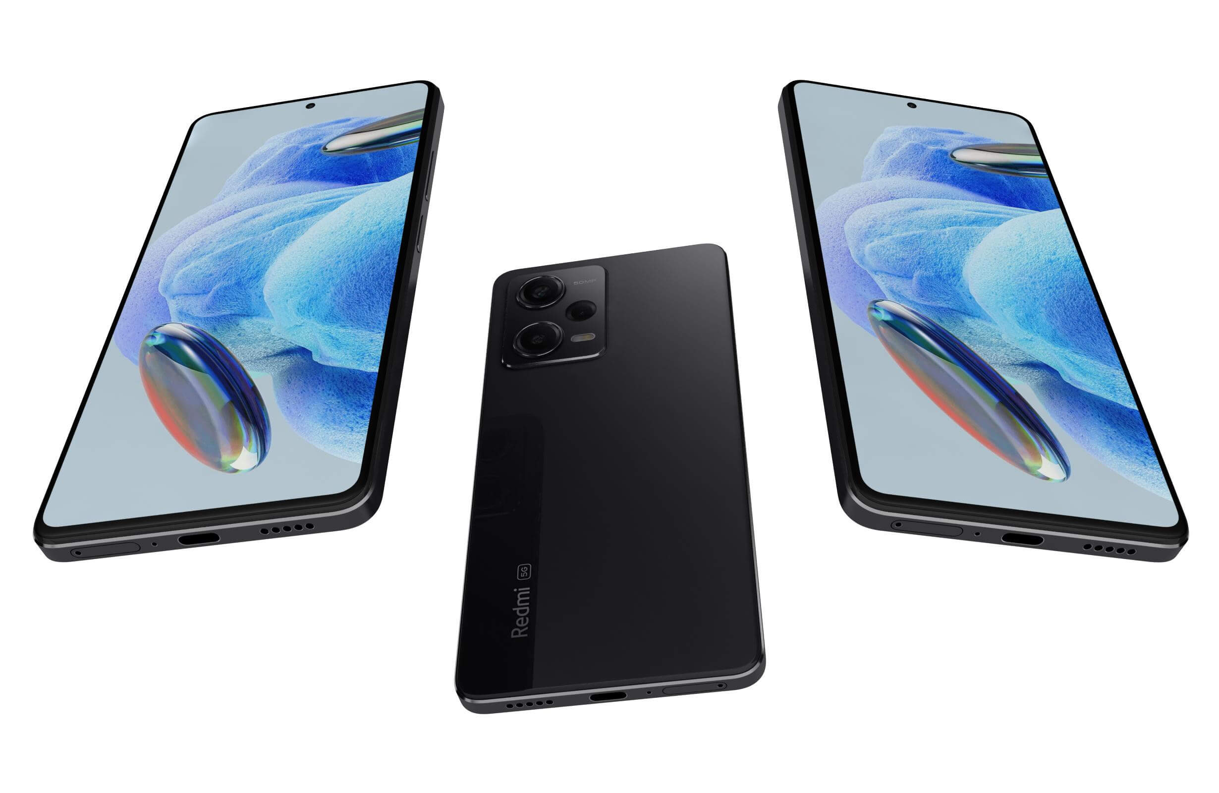 Xiaomi Redmi Note 12 Pro 5G All Colors - 3D Model by Rever_Art