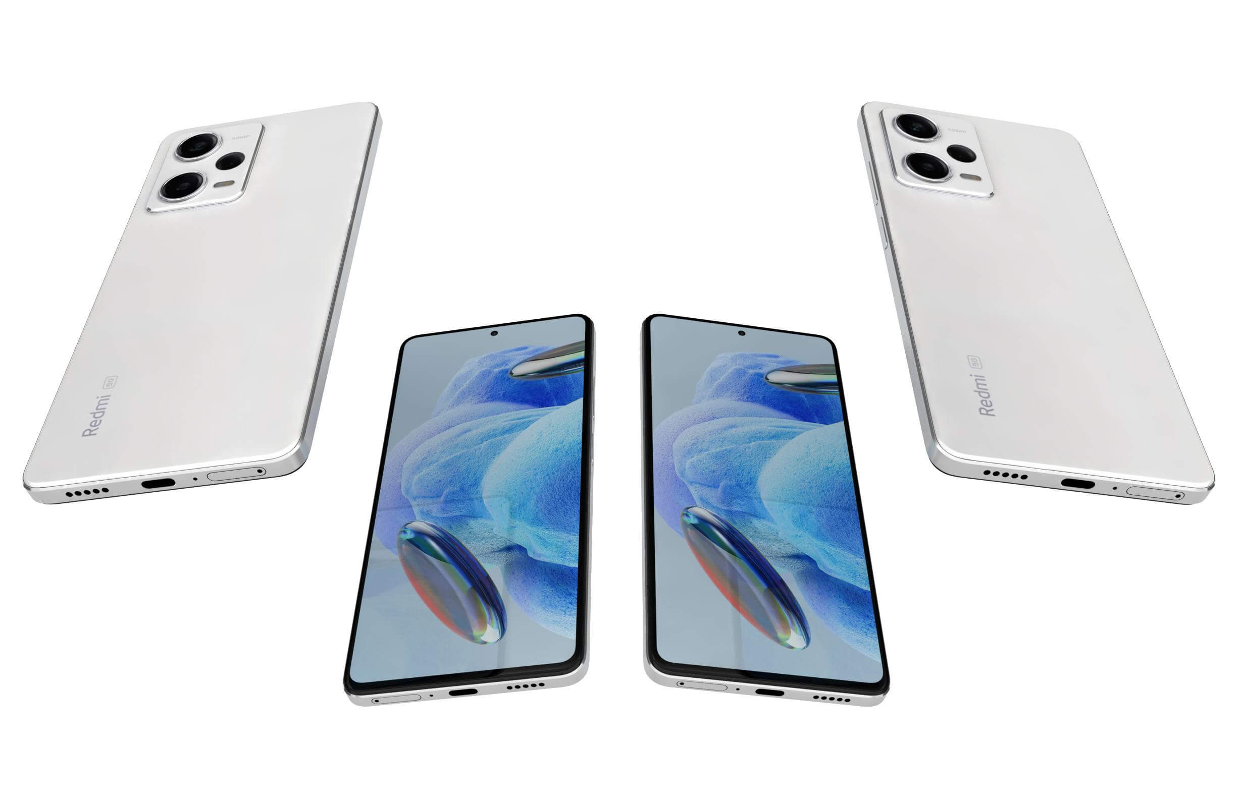 Xiaomi Redmi Note 12 Pro 5G All Colors - 3D Model by Rever_Art