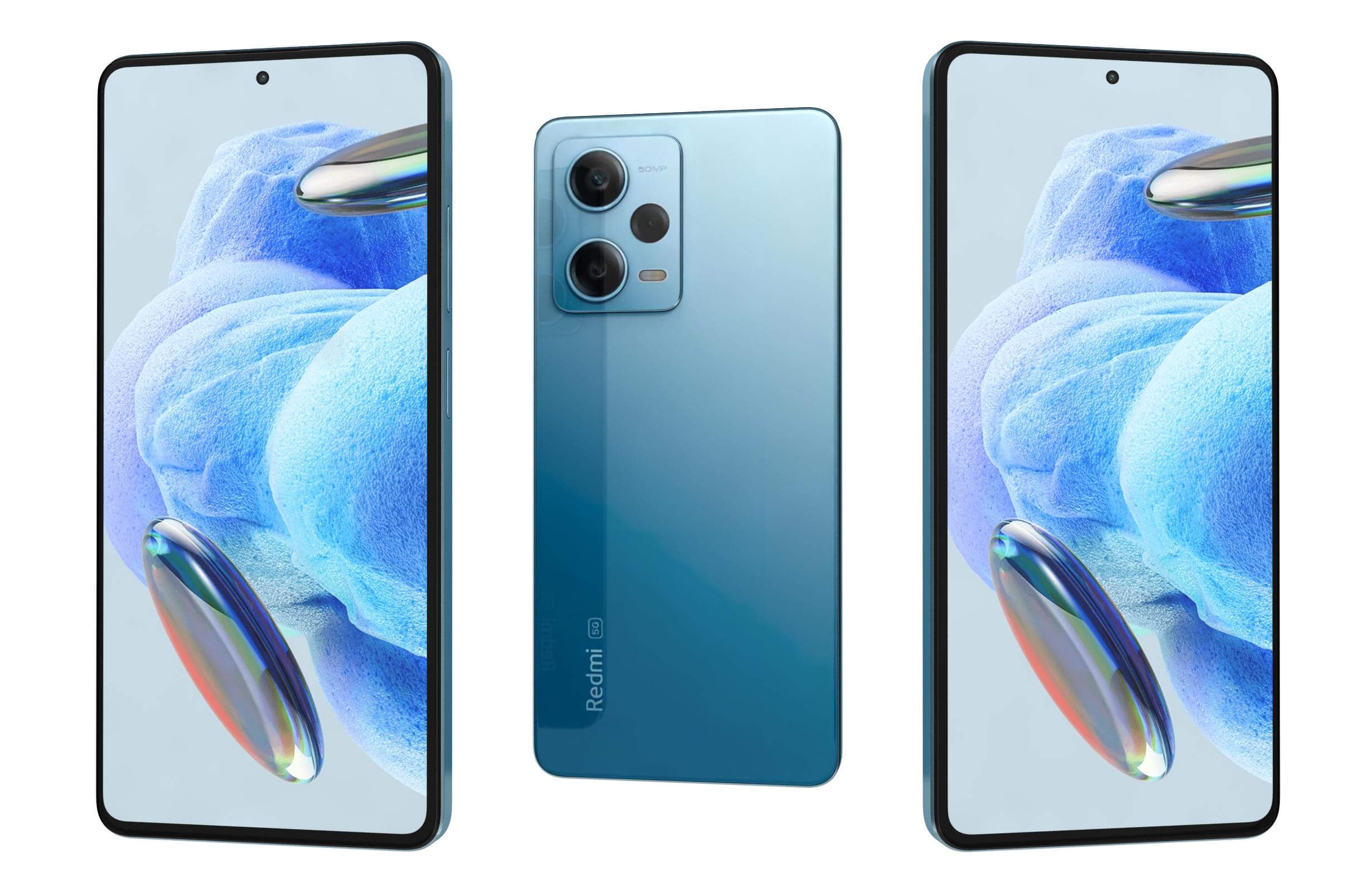 Xiaomi Redmi Note 12 Pro 5G All Colors - 3D Model by Rever_Art