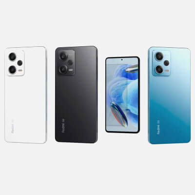 Xiaomi Redmi Note 12 Pro 5G All Colors - 3D Model by Rever_Art