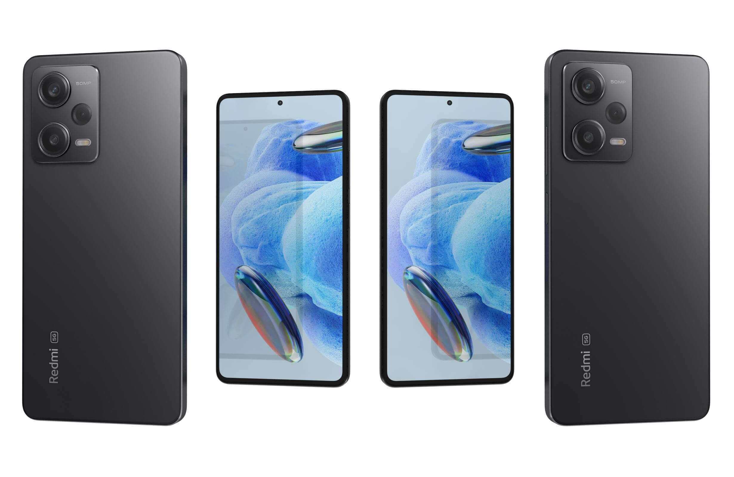 Xiaomi Redmi Note 12 Pro 5G Black - 3D Model by Rever_Art