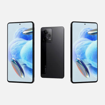 Xiaomi Redmi Note 12 Pro 5G Black - 3D Model by Rever_Art