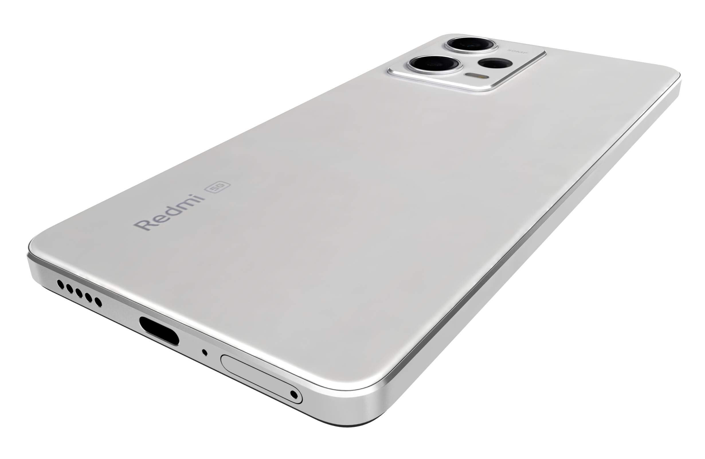 Xiaomi Redmi Note 12 Pro 5G White - 3D Model by Rever_Art