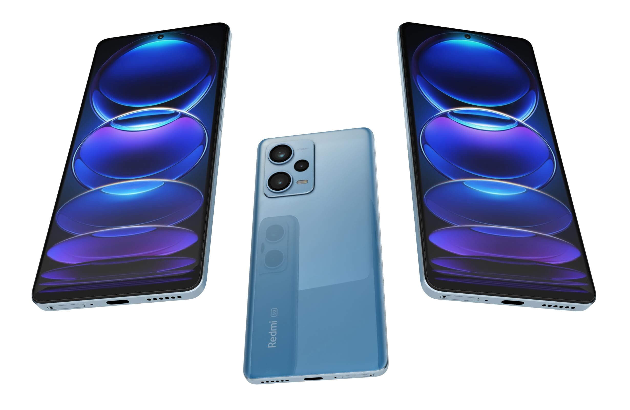 Xiaomi Redmi Note 12 Pro Plus Blue - 3D Model by Rever_Art