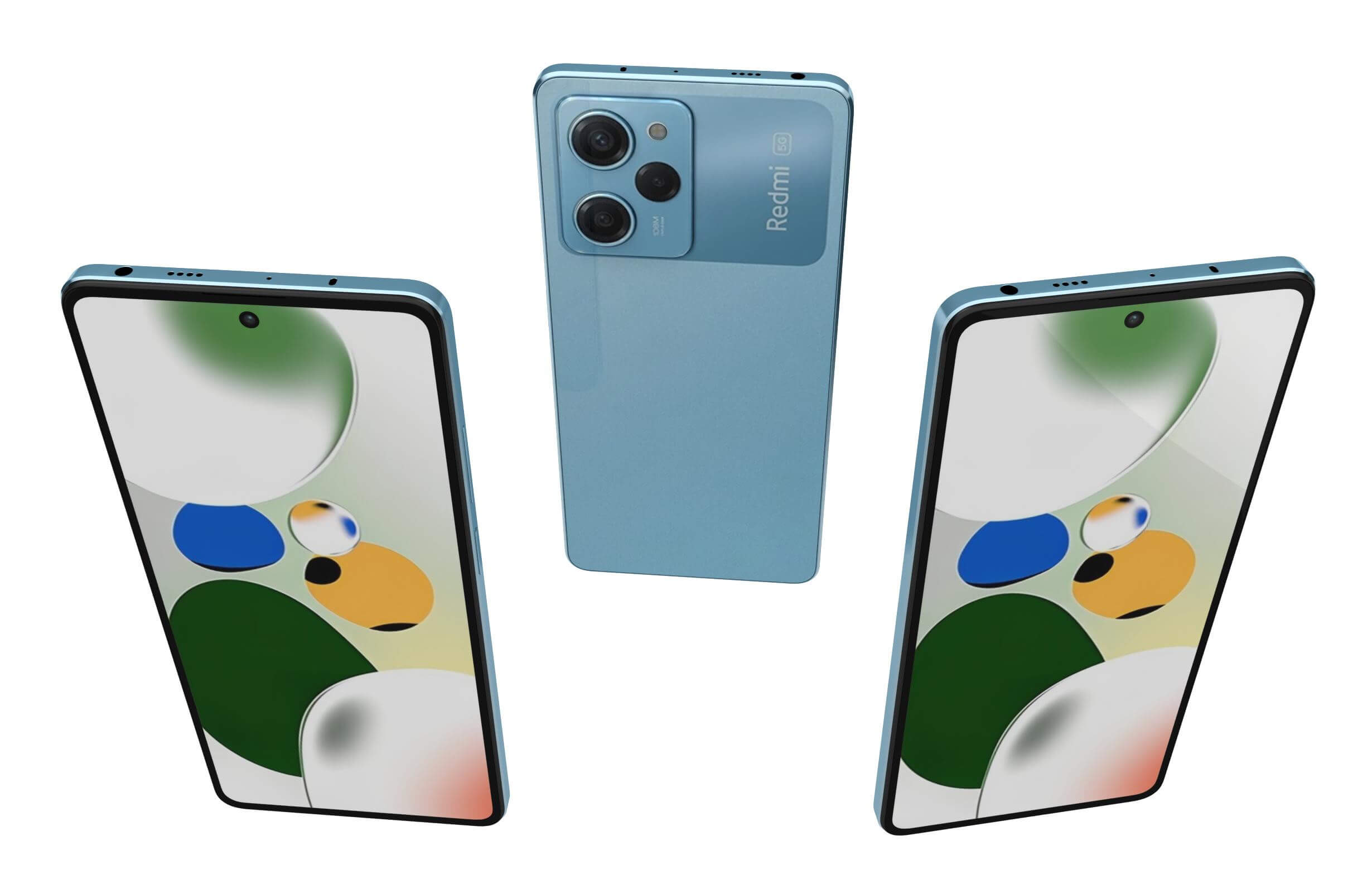 Xiaomi Redmi Note 12 Pro Speed Blue - 3D Model by Rever_Art