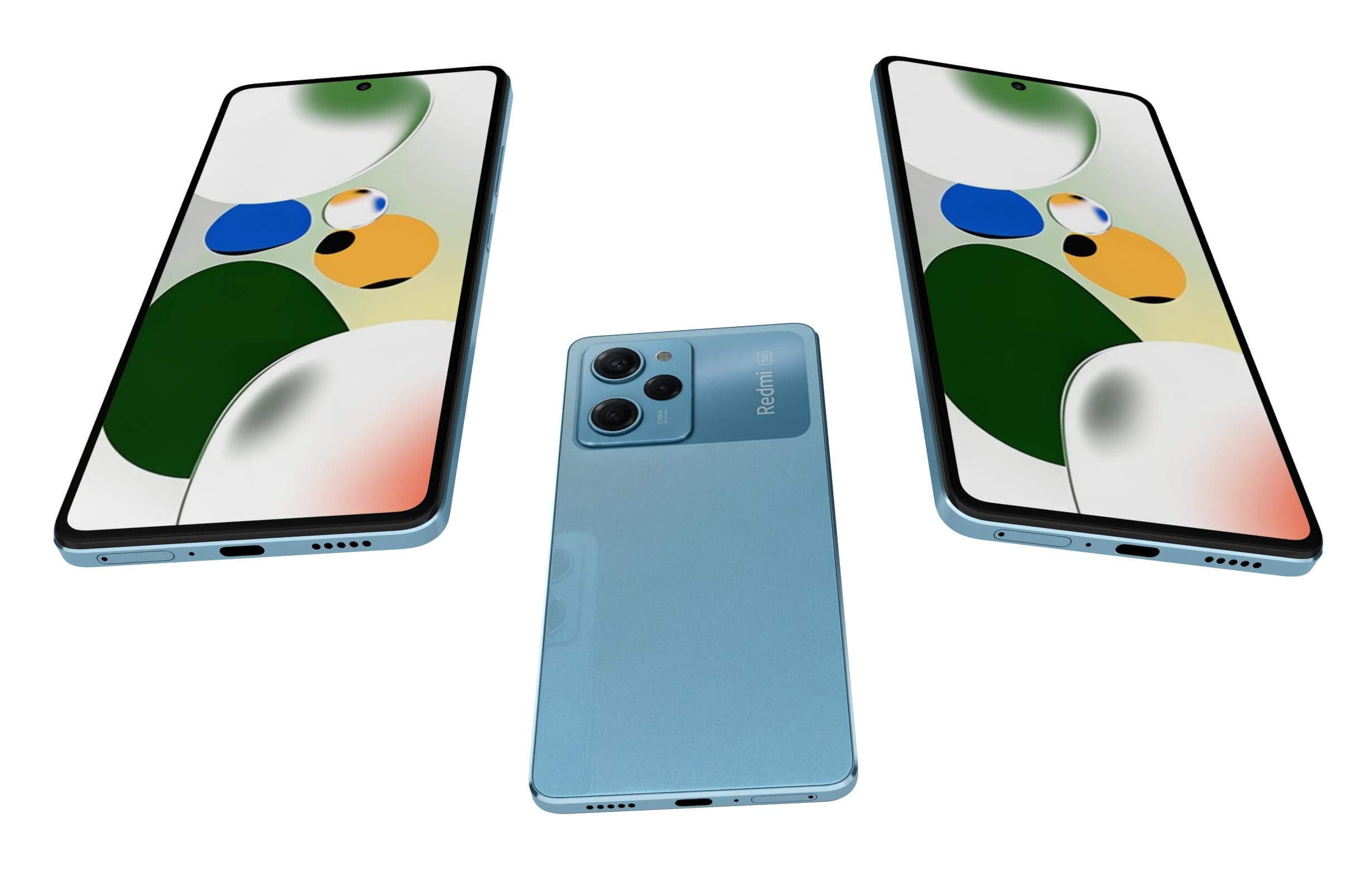 Xiaomi Redmi Note 12 Pro Speed Blue - 3D Model by Rever_Art