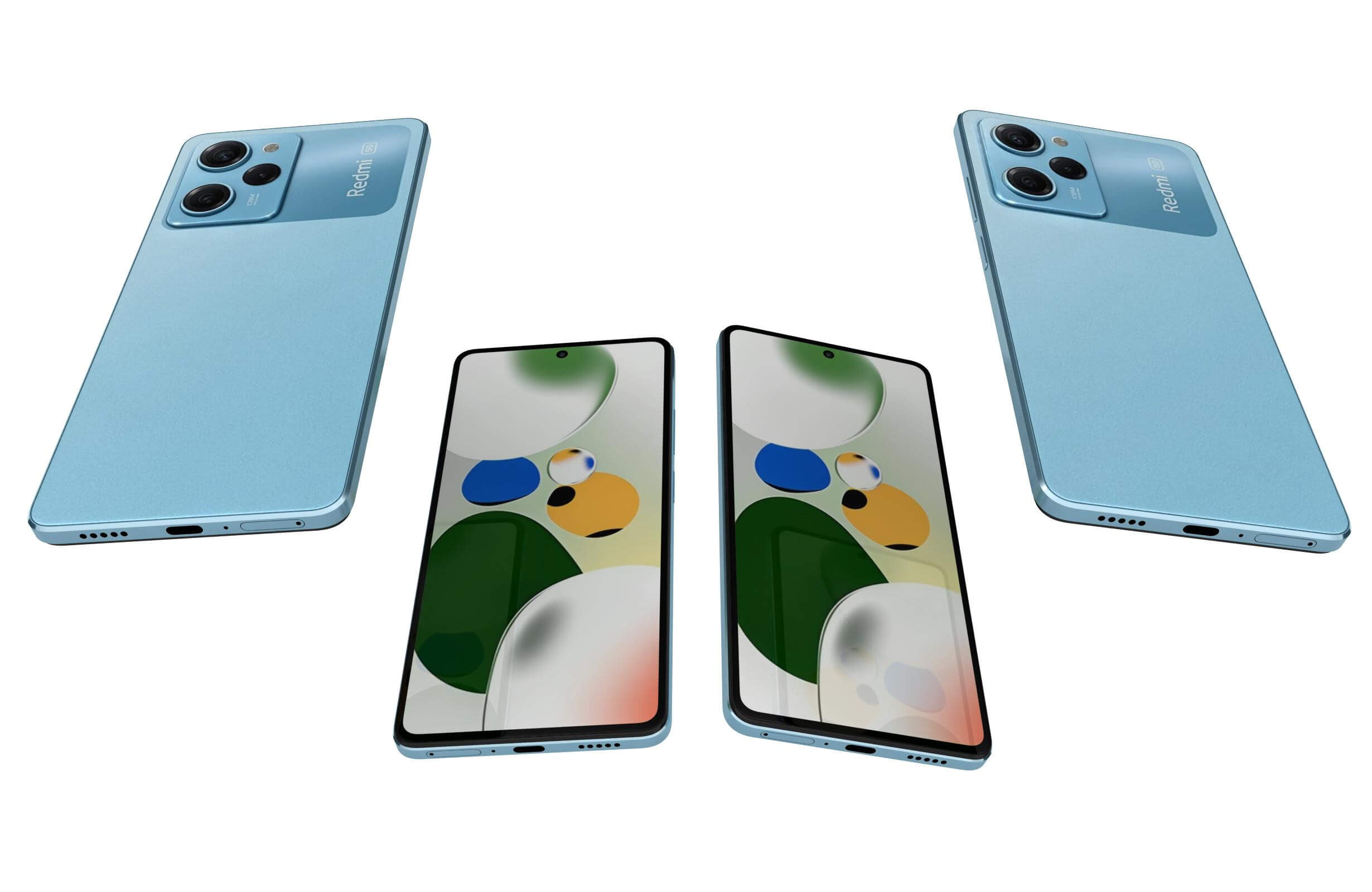 Xiaomi Redmi Note 12 Pro Speed Blue - 3D Model by Rever_Art