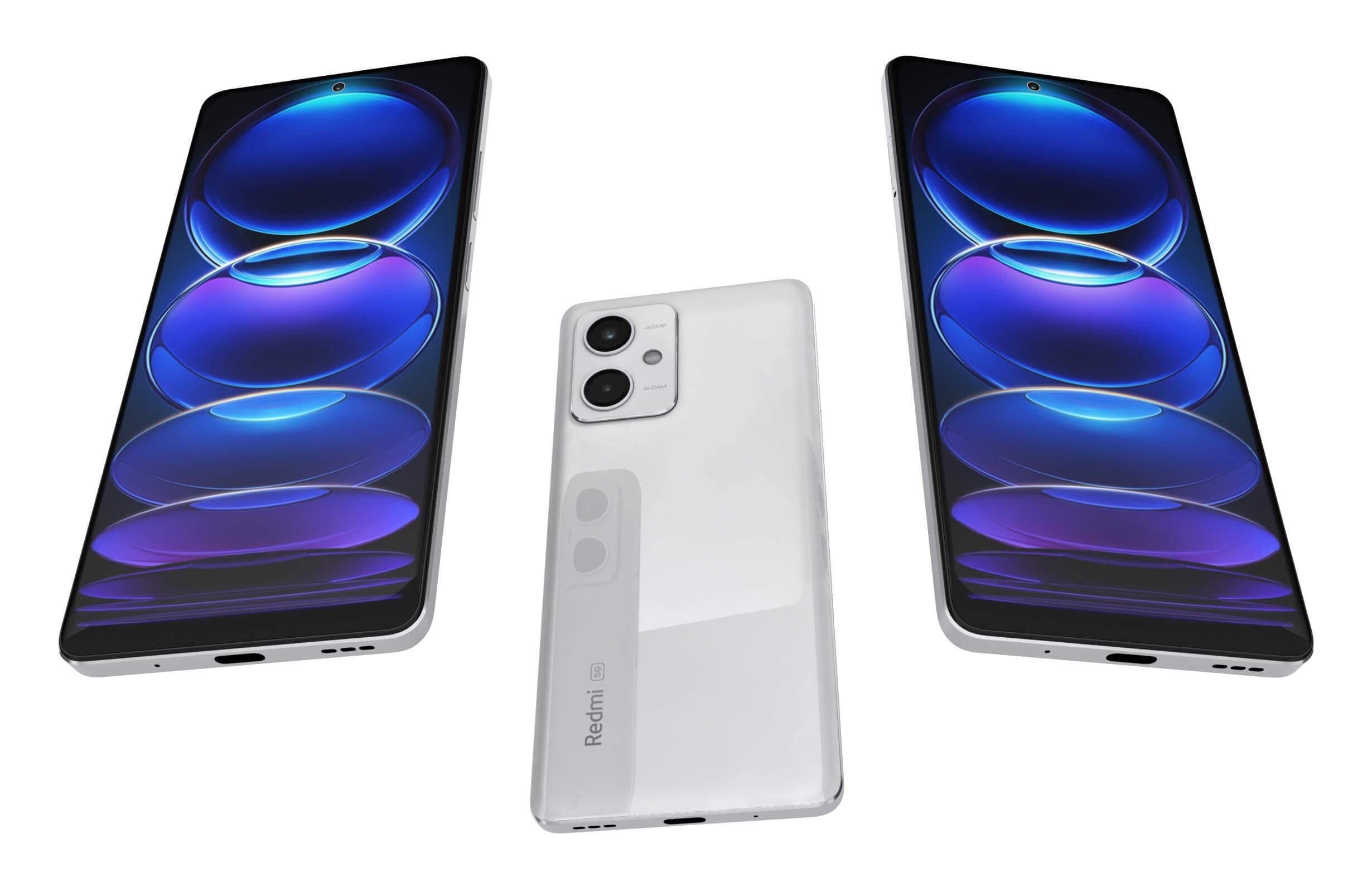 Xiaomi Redmi Note 12 White - 3D Model by Rever_Art