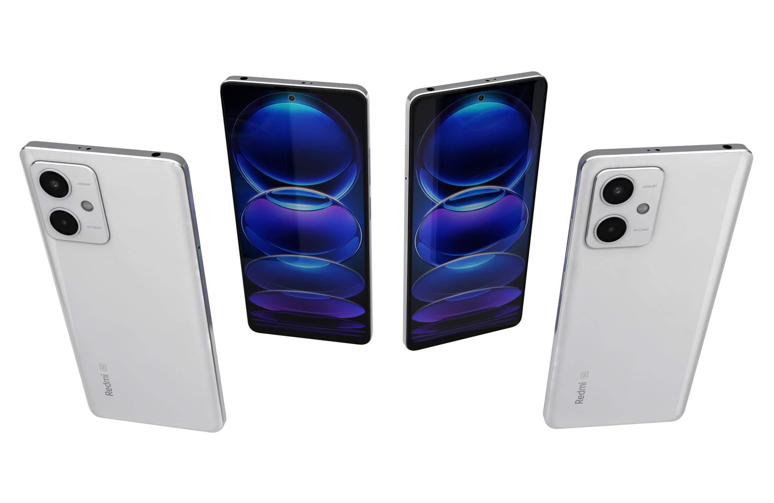 Xiaomi Redmi Note 12 White - 3D Model by Rever_Art