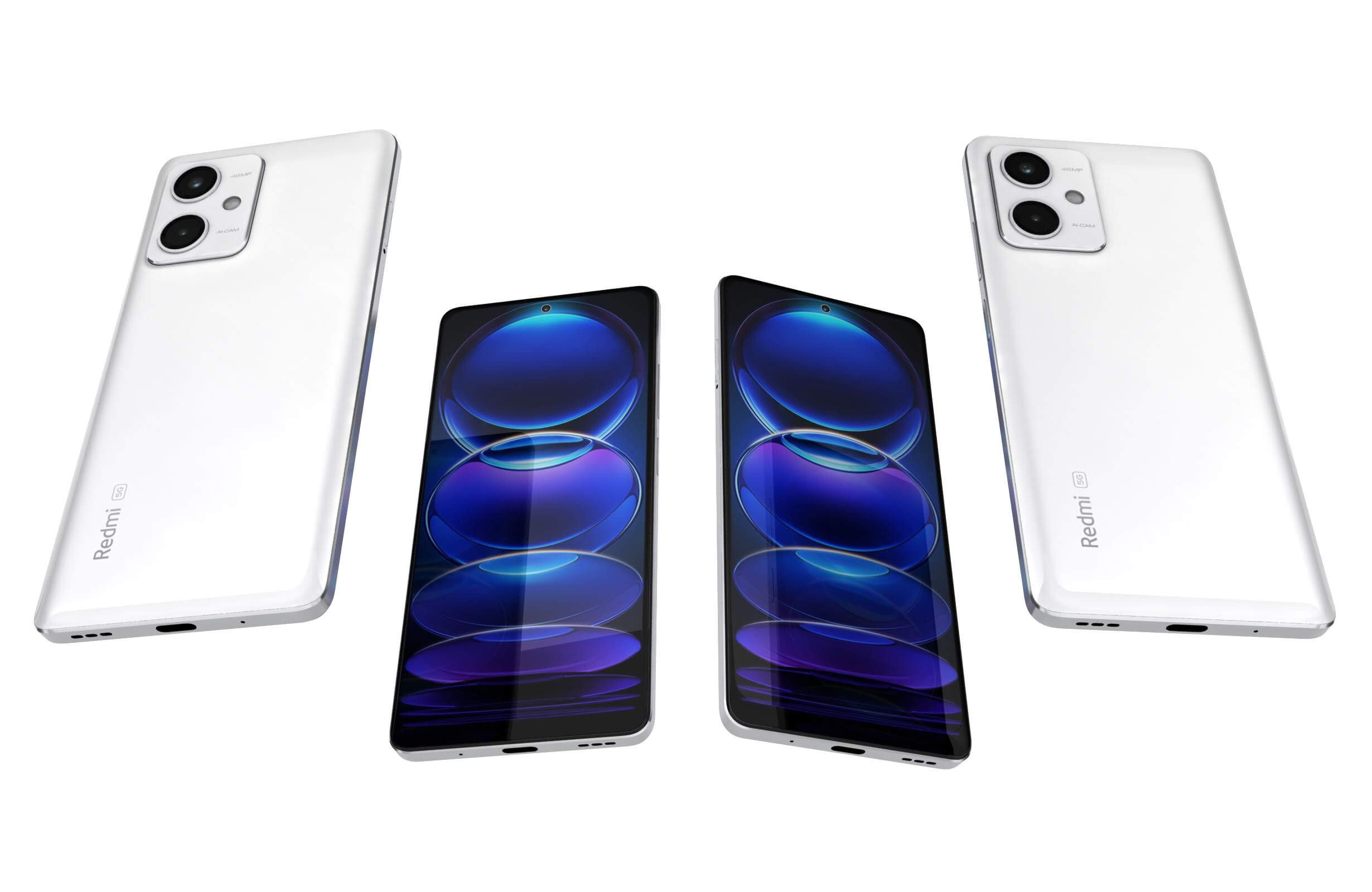 Xiaomi Redmi Note 12 White - 3D Model by Rever_Art