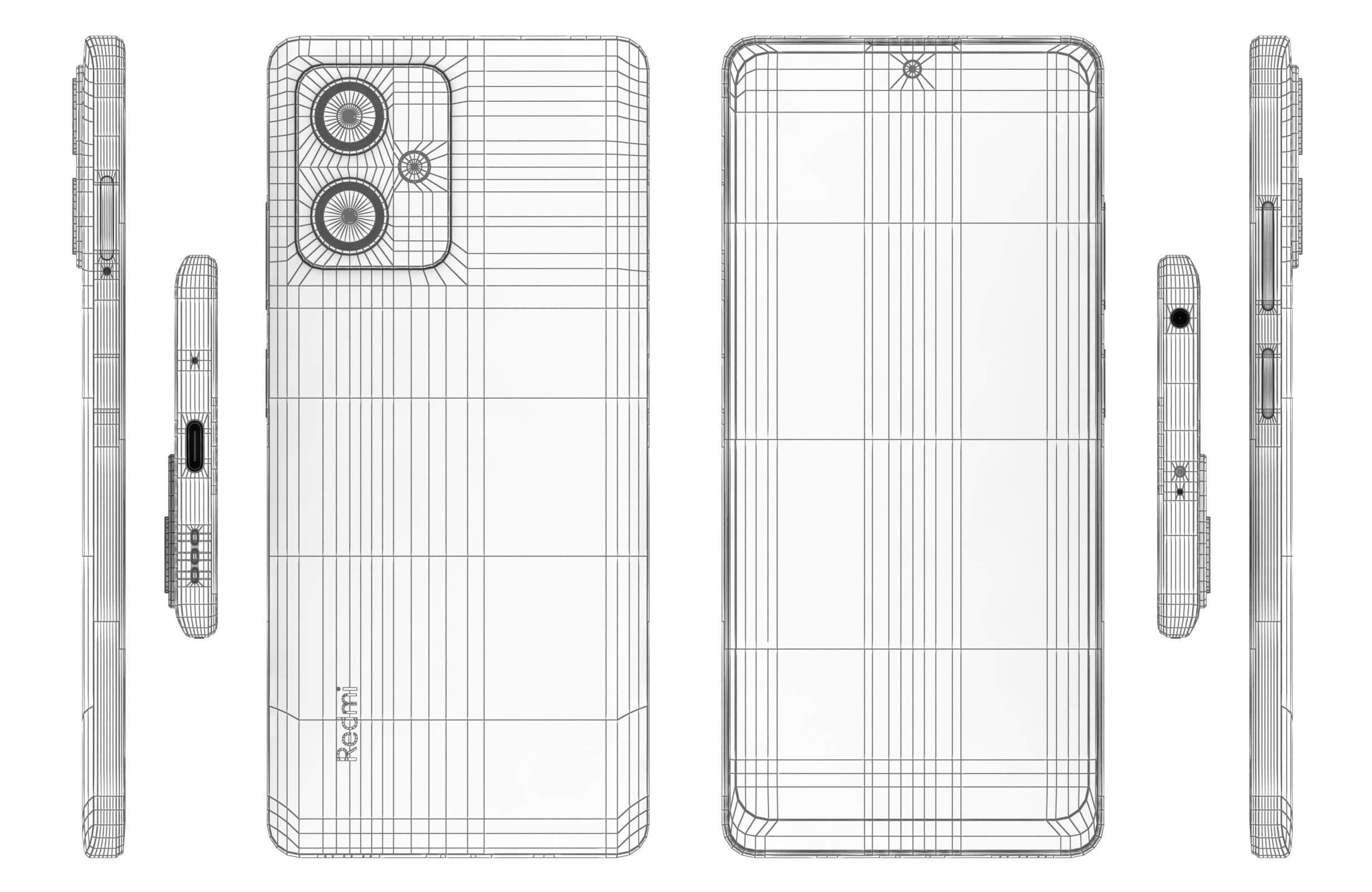 Xiaomi Redmi Note 12 White - 3D Model by Rever_Art
