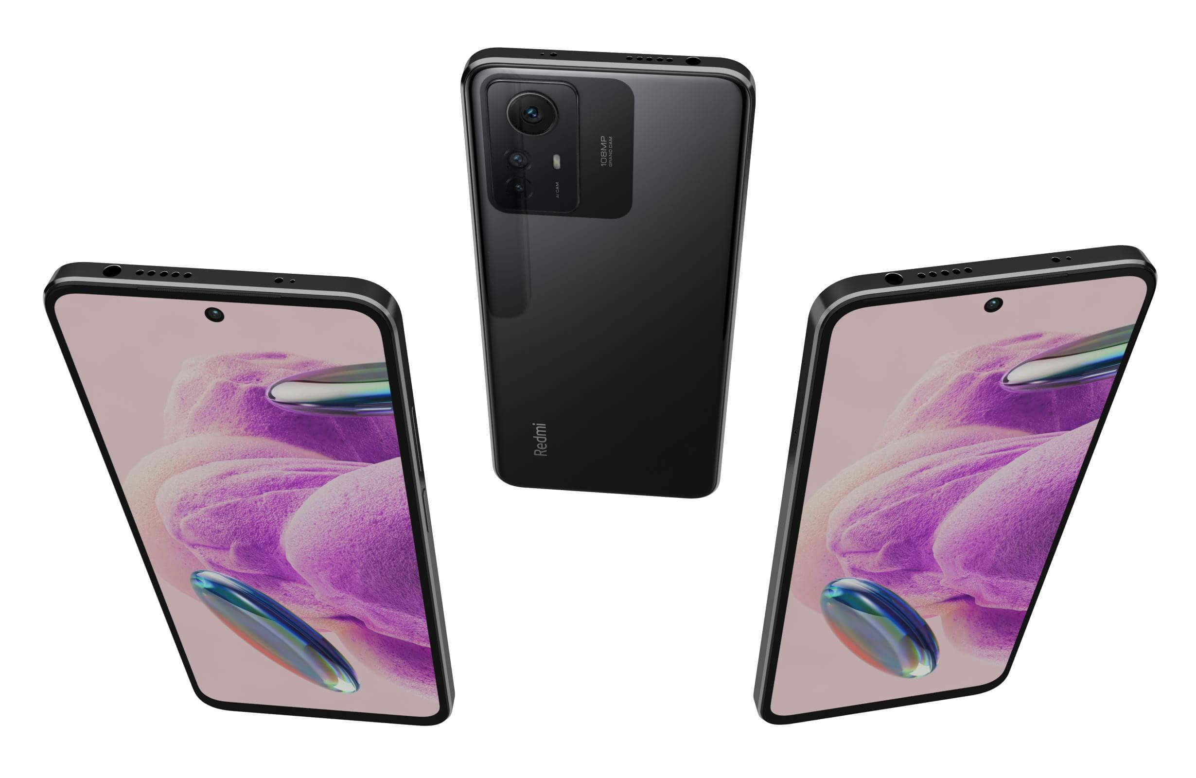 Xiaomi Redmi Note 12S All Colors - 3D Model by Rever_Art