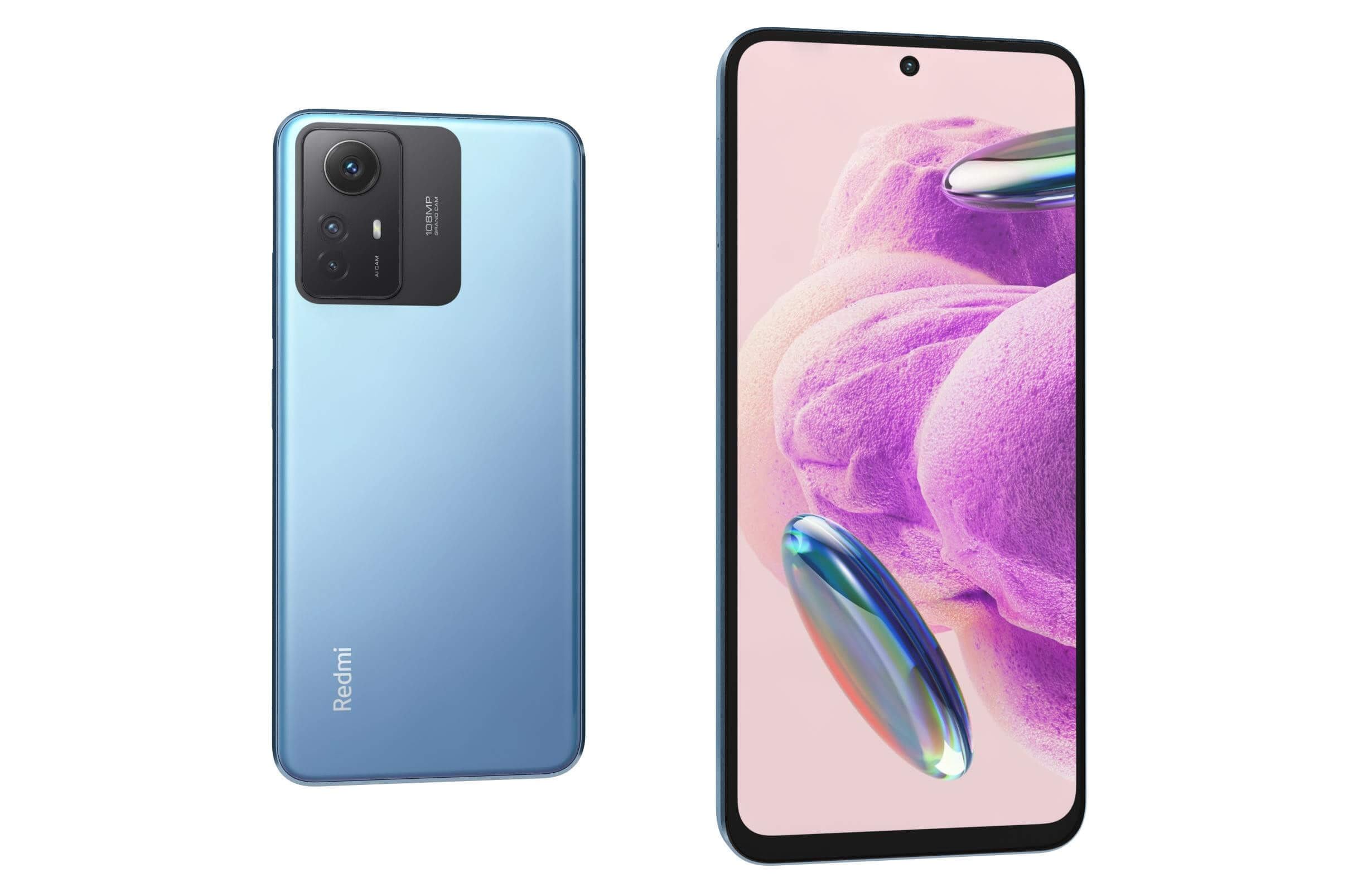 Xiaomi Redmi Note 12S Blue - 3D Model by Rever_Art