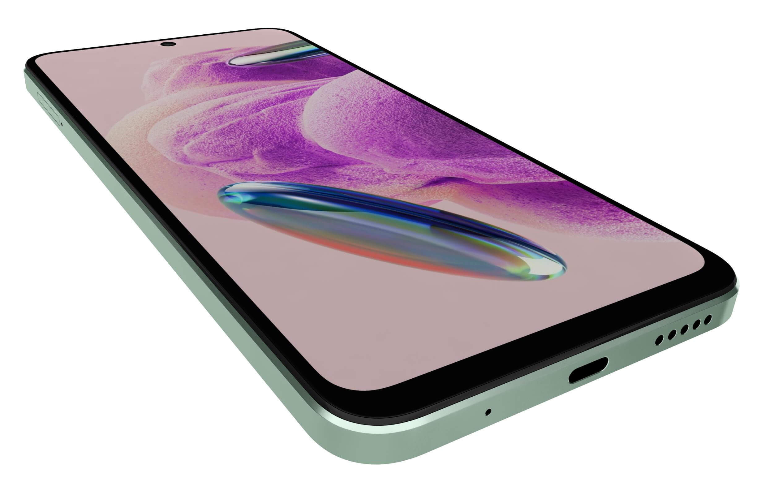 Xiaomi Redmi Note 12S Green - 3D Model by Rever_Art