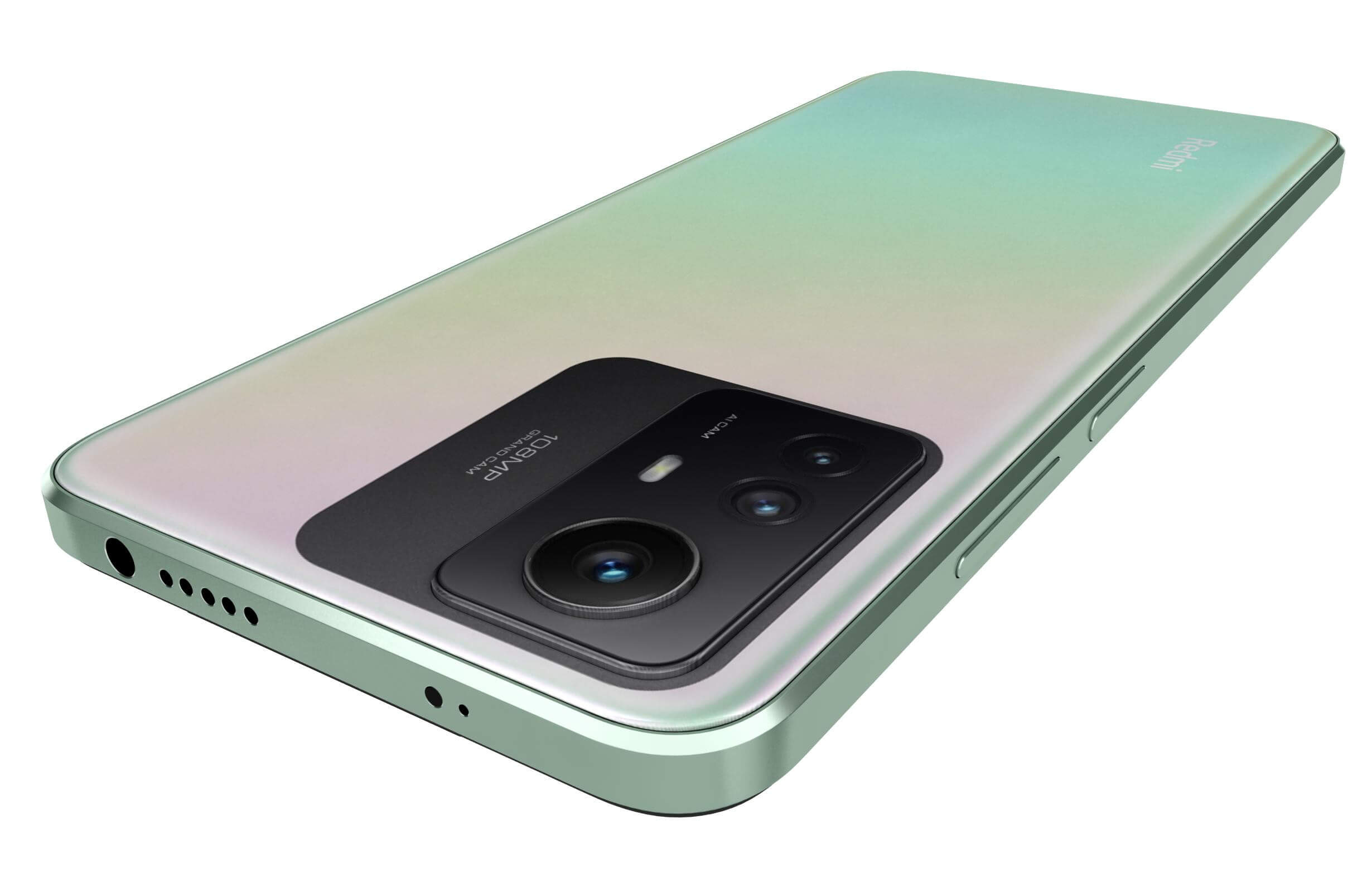 Xiaomi Redmi Note 12S Green - 3D Model by Rever_Art