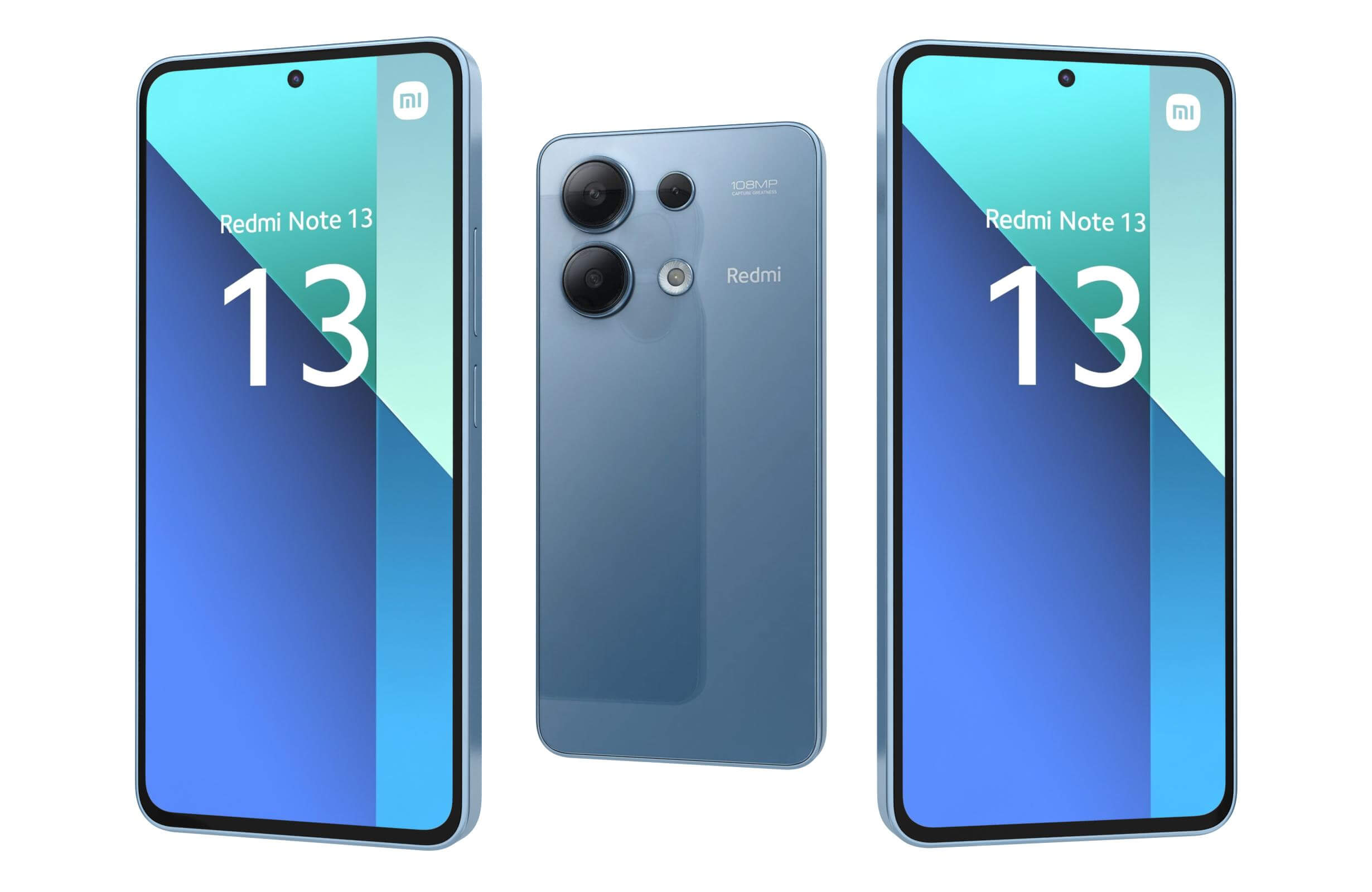 Xiaomi Redmi Note 13 4G All Colors - 3D Model by Rever_Art