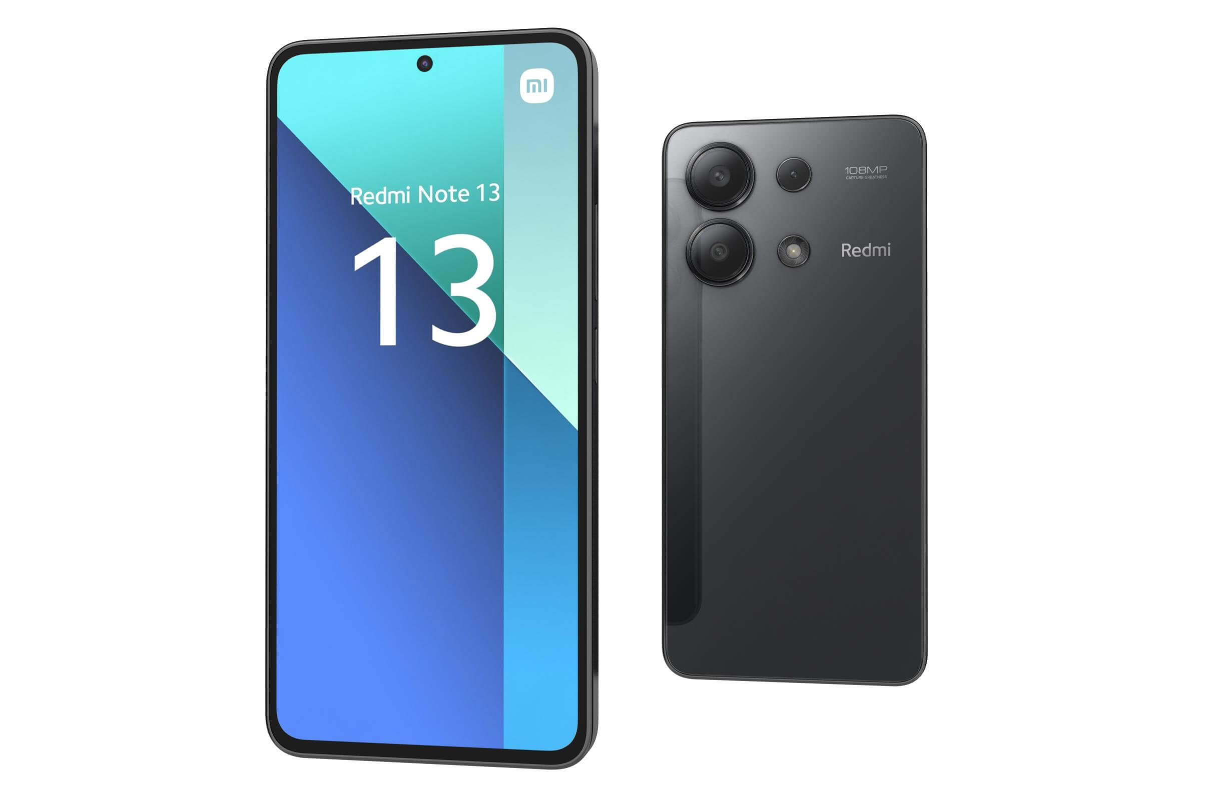 Xiaomi Redmi Note 13 4G Black - 3D Model by Rever_Art