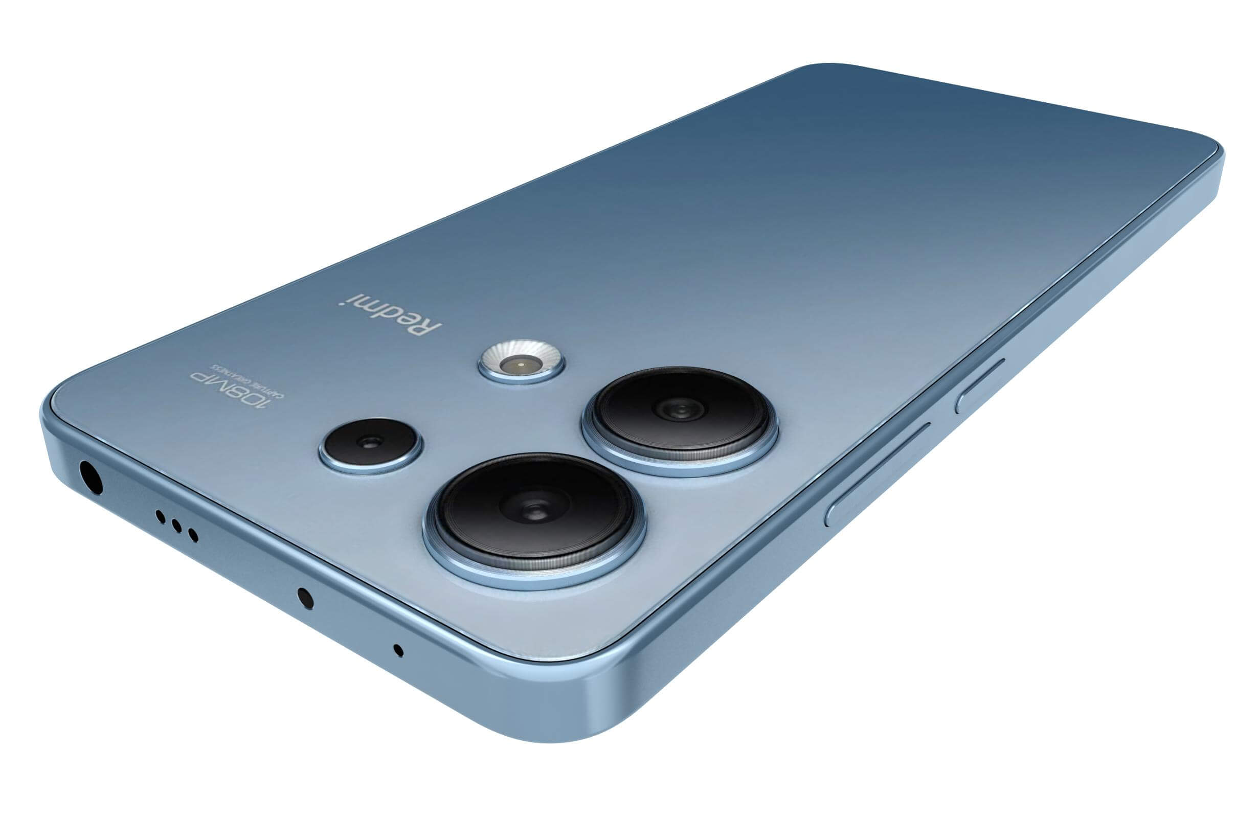 Xiaomi Redmi Note 13 4G Blue - 3D Model by Rever_Art