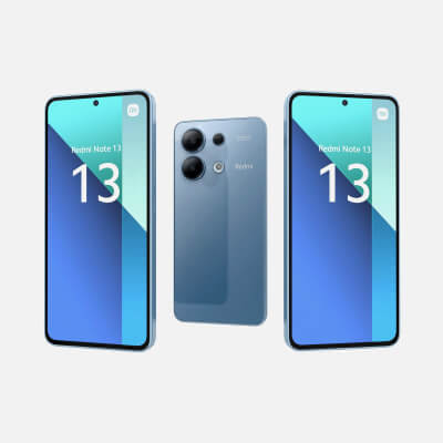 Xiaomi Redmi Note 13 4G Blue - 3D Model by Rever_Art