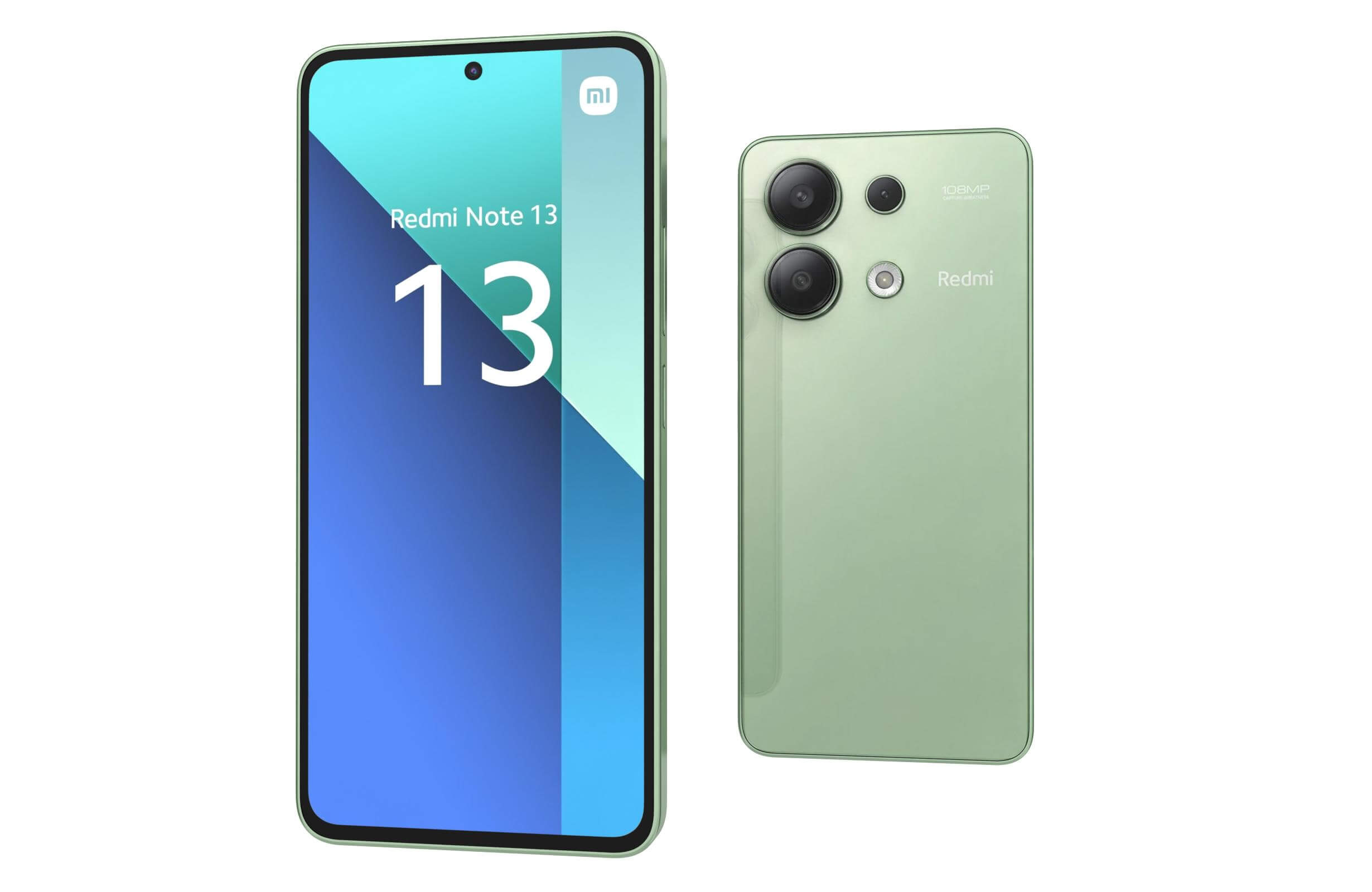 Xiaomi Redmi Note 13 4G Green - 3D Model by Rever_Art