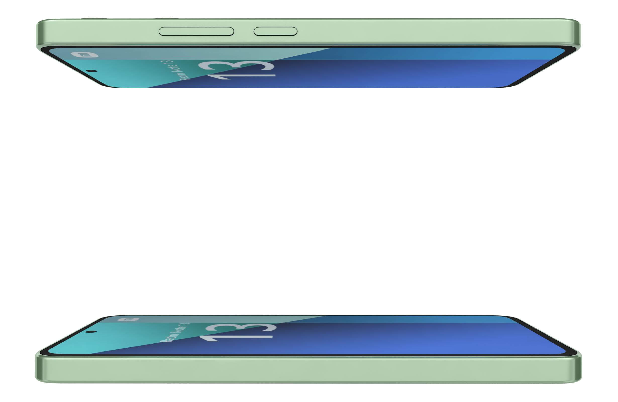 Xiaomi Redmi Note 13 4G Green - 3D Model by Rever_Art