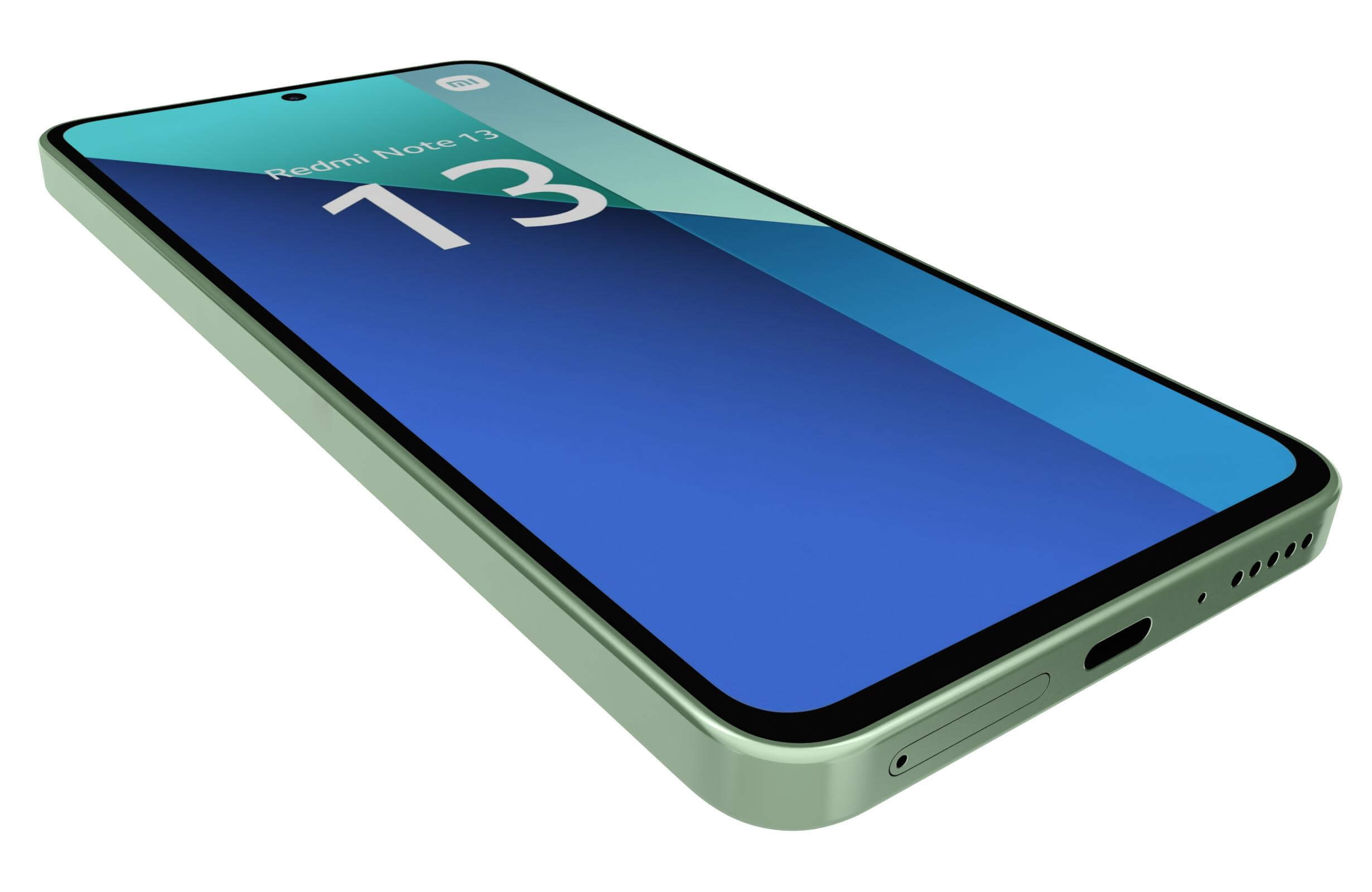 Xiaomi Redmi Note 13 4G Green - 3D Model by Rever_Art