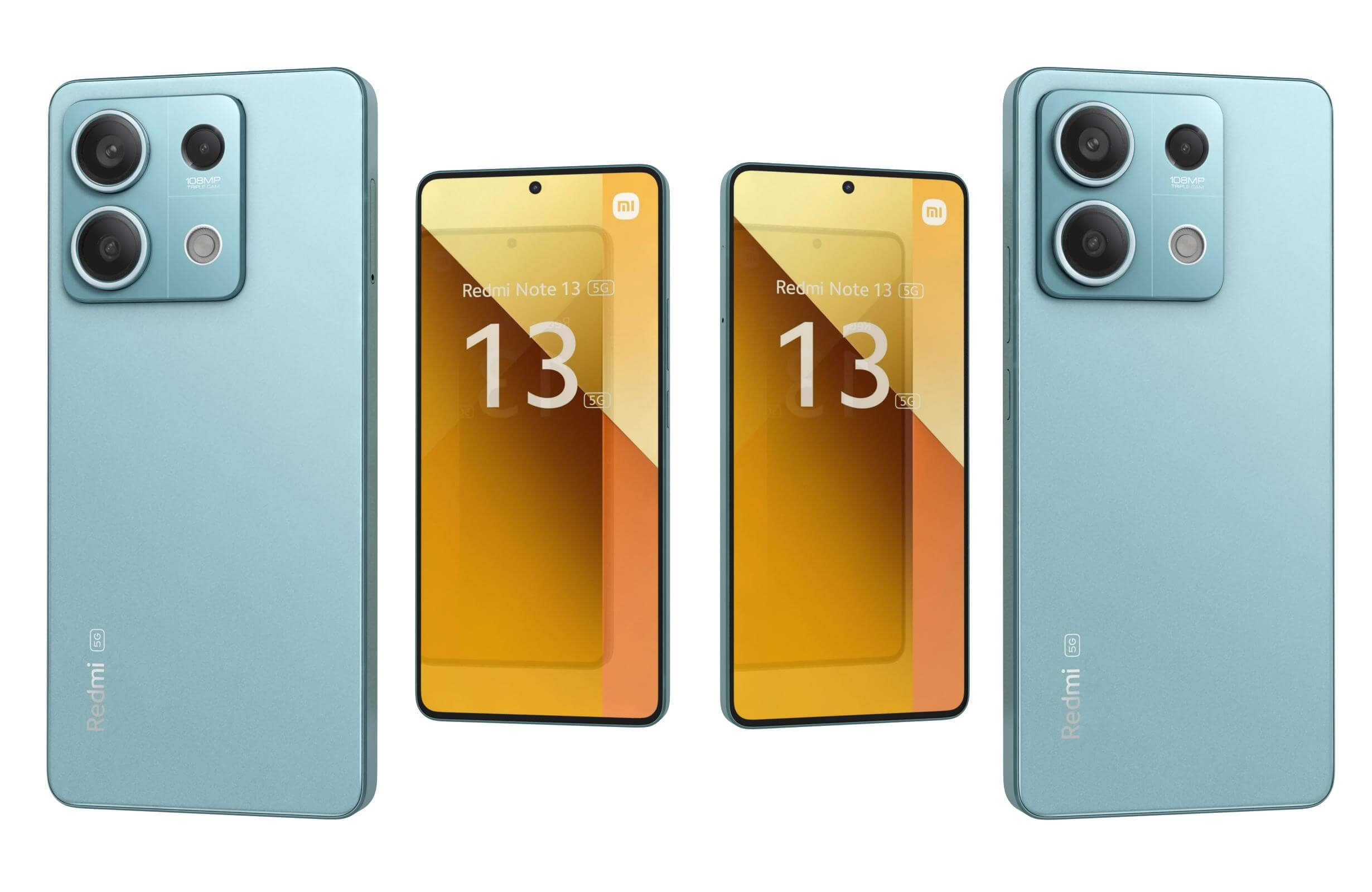 Xiaomi Redmi Note 13 5G All Colors - 3D Model by Rever_Art