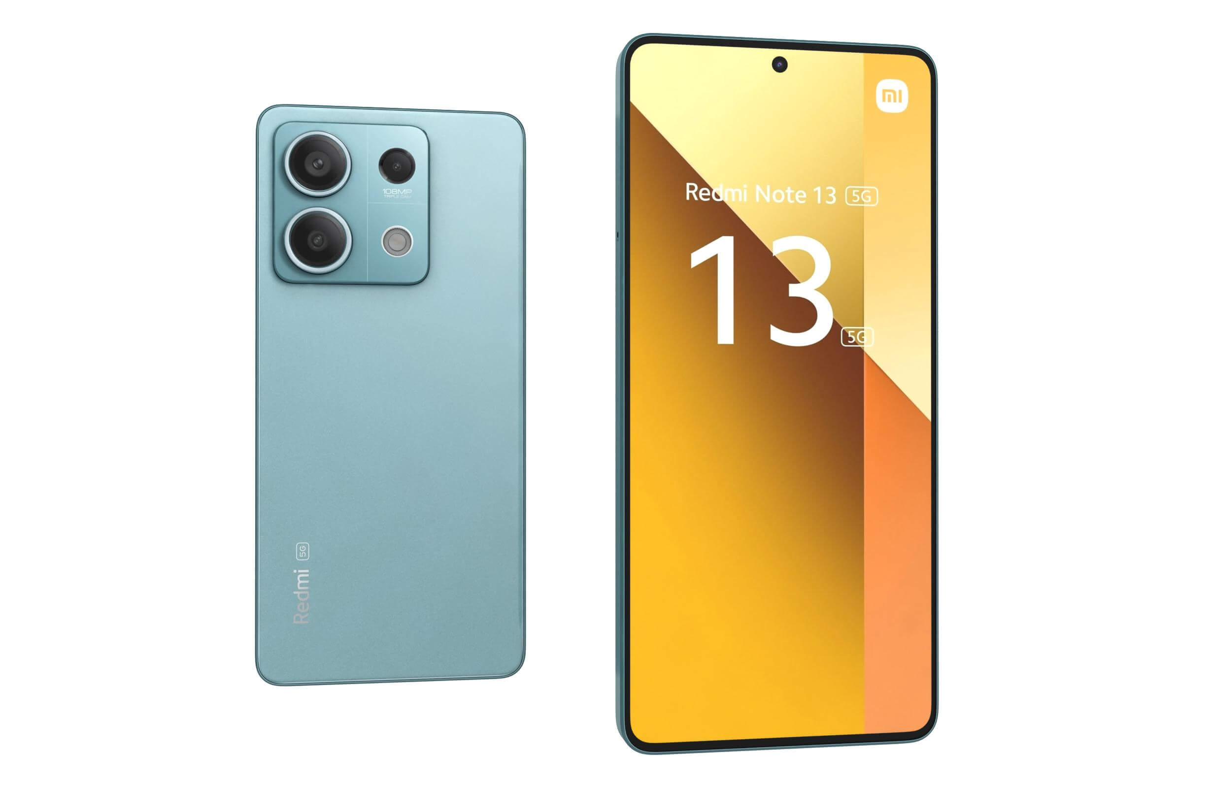 Xiaomi Redmi Note 13 5G Blue - 3D Model by Rever_Art