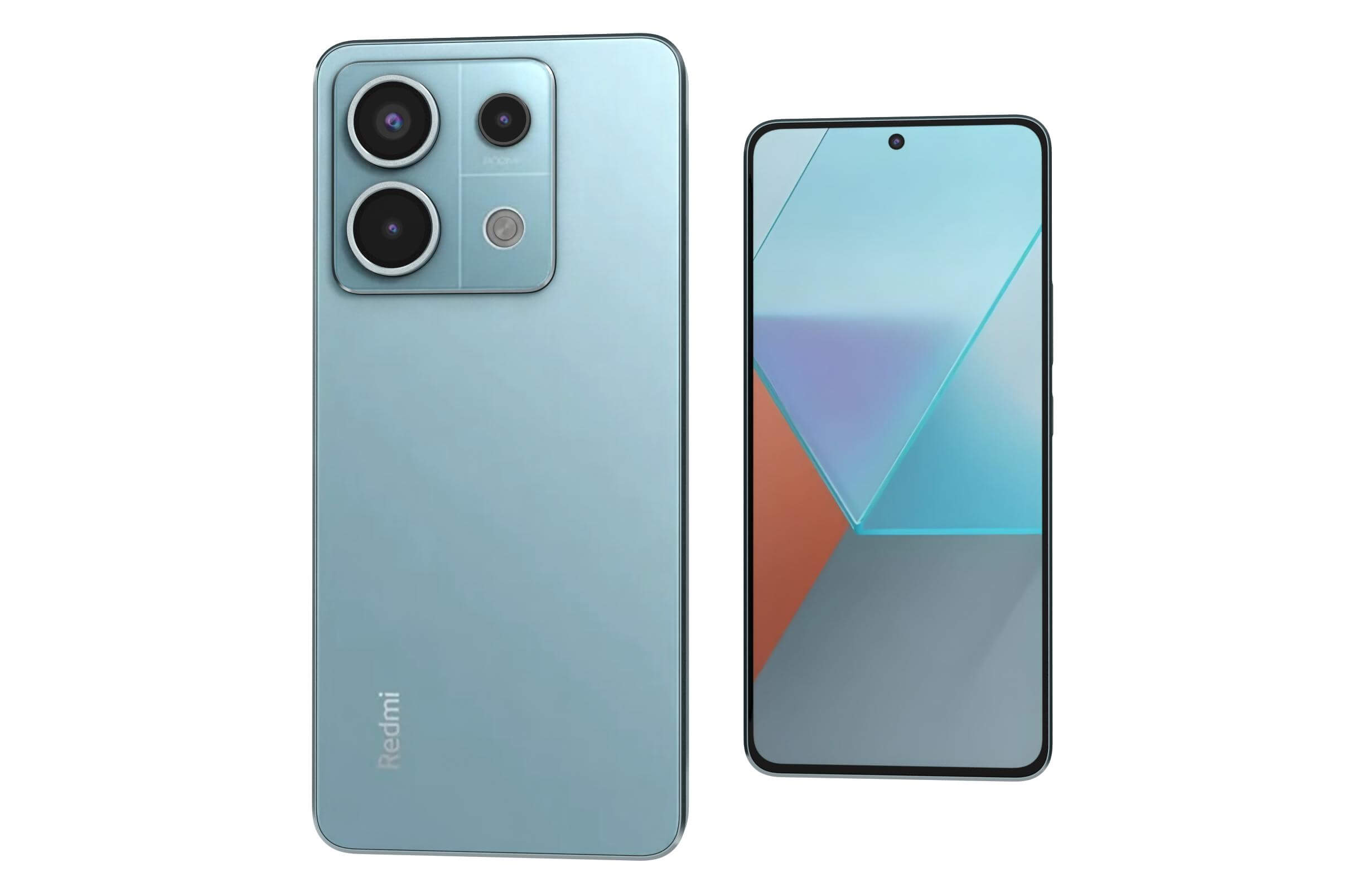 Xiaomi Redmi Note 13 Pro Blue - 3D Model by Rever_Art