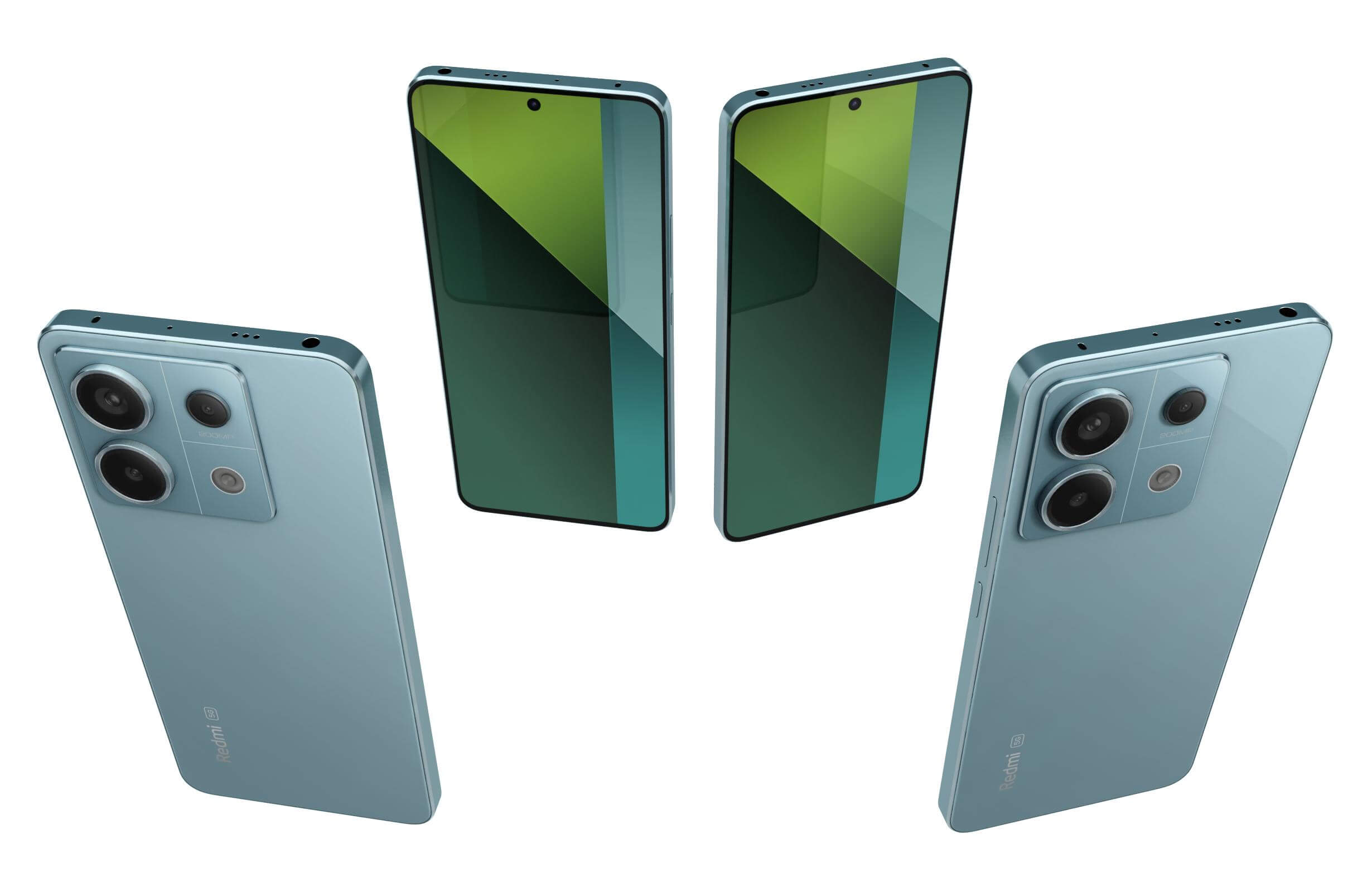 Xiaomi Redmi Note 13 Pro Ocean Teal - 3D Model by Rever_Art