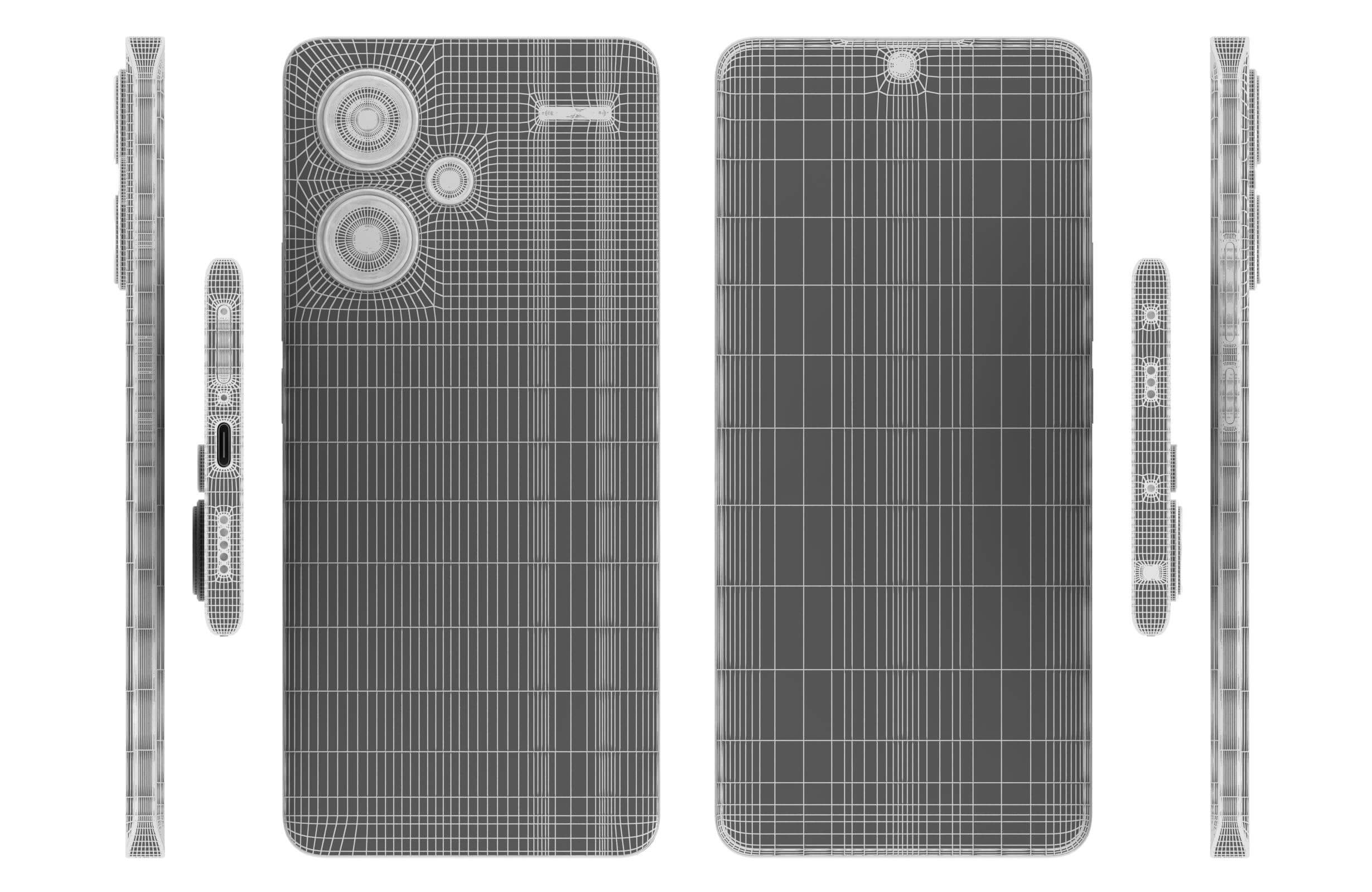 Xiaomi Redmi Note 13 Pro Plus All Colors - 3D Model by Rever_Art