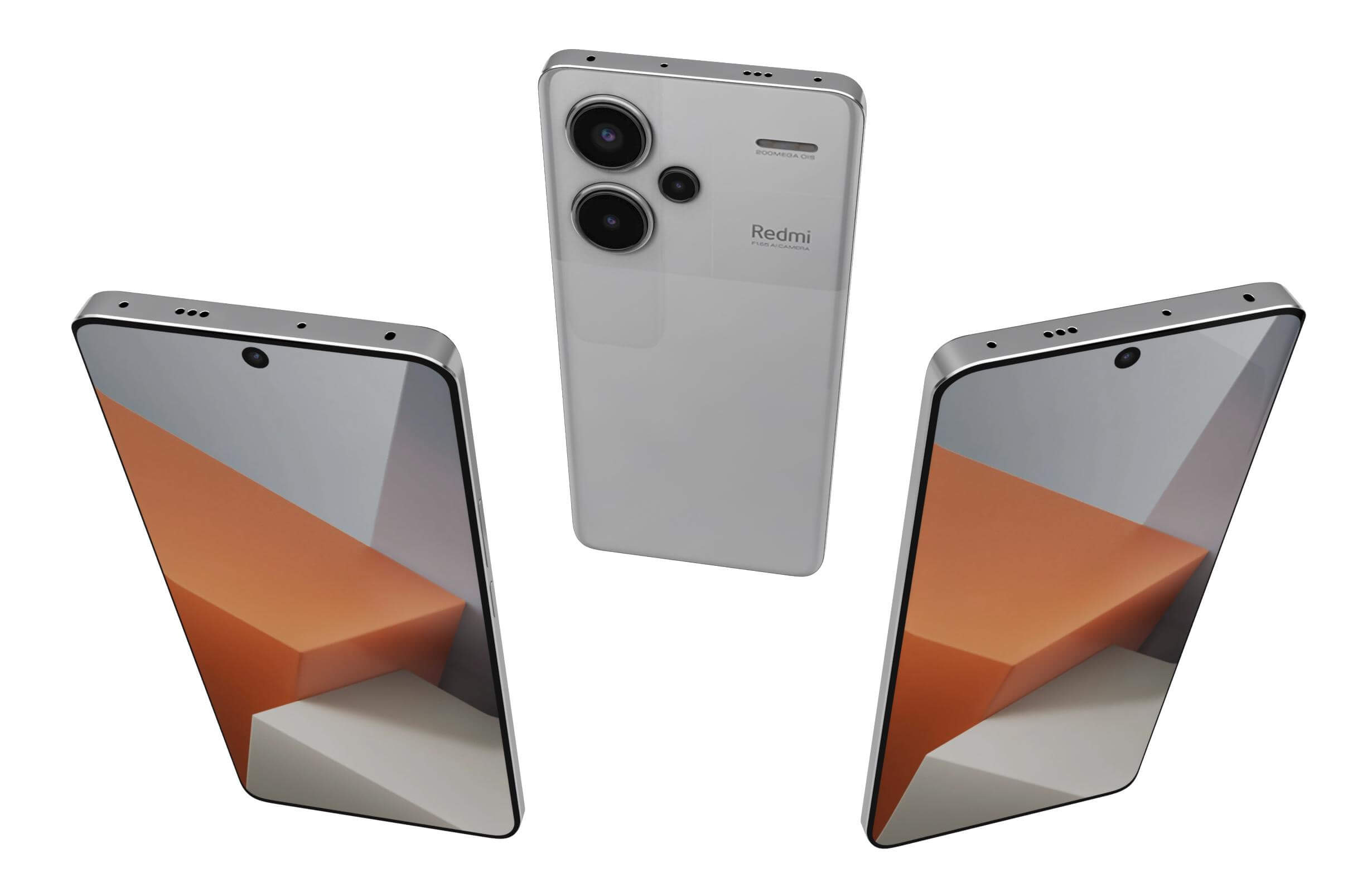 Xiaomi Redmi Note 13 Pro Plus White - 3D Model by Rever_Art