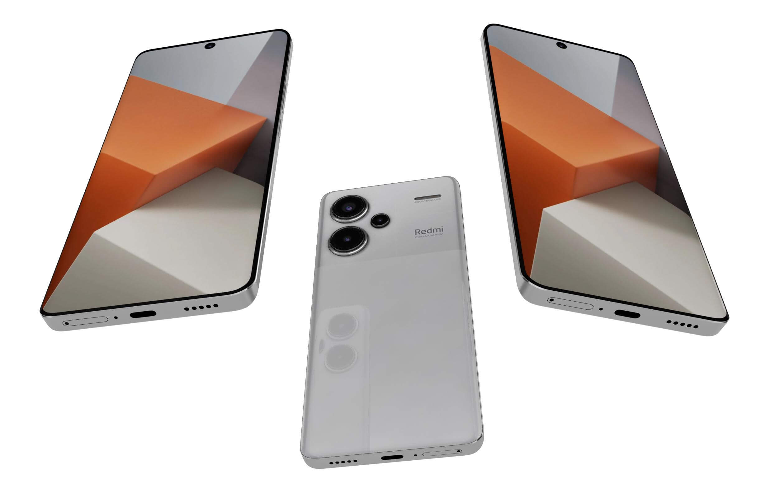 Xiaomi Redmi Note 13 Pro Plus White - 3D Model by Rever_Art